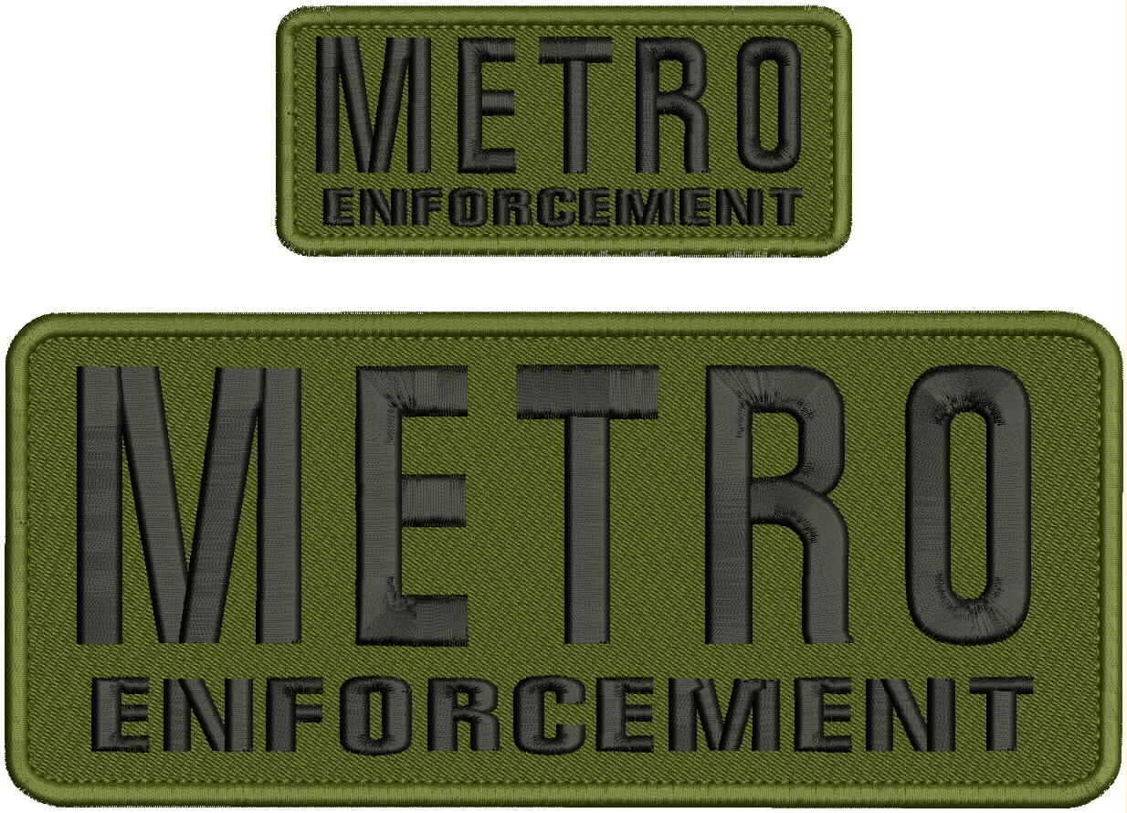Special Patches Hook On Back Patches for Uniform for Metro E Embroidery ...