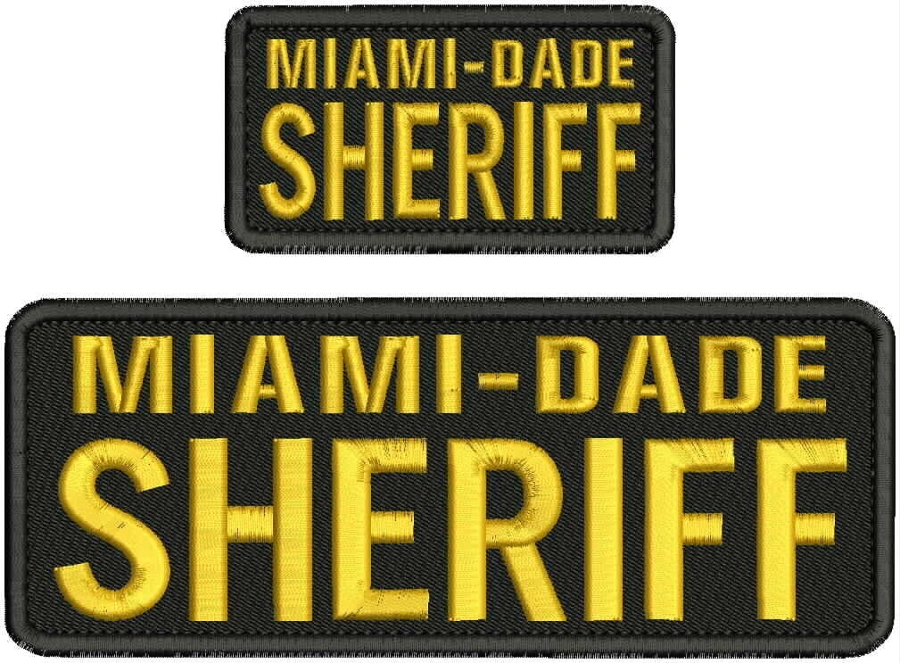 Special Patches Hook On Back Patches for Uniform for Miami -Dade ...