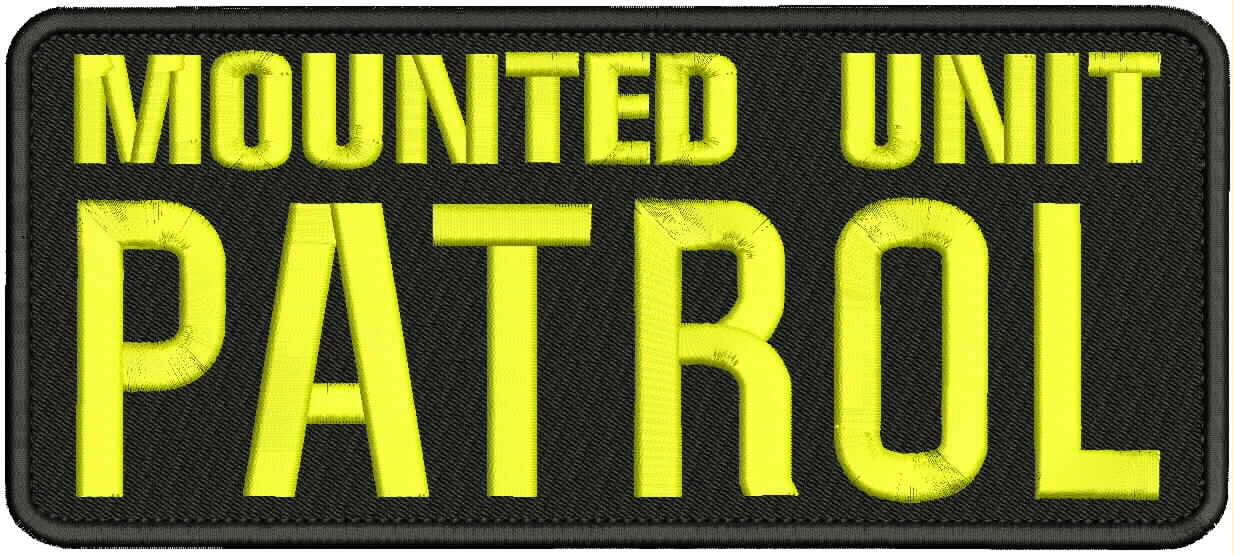 Special Patches Hook On Back Patches for Uniform for Mounted Unit ...