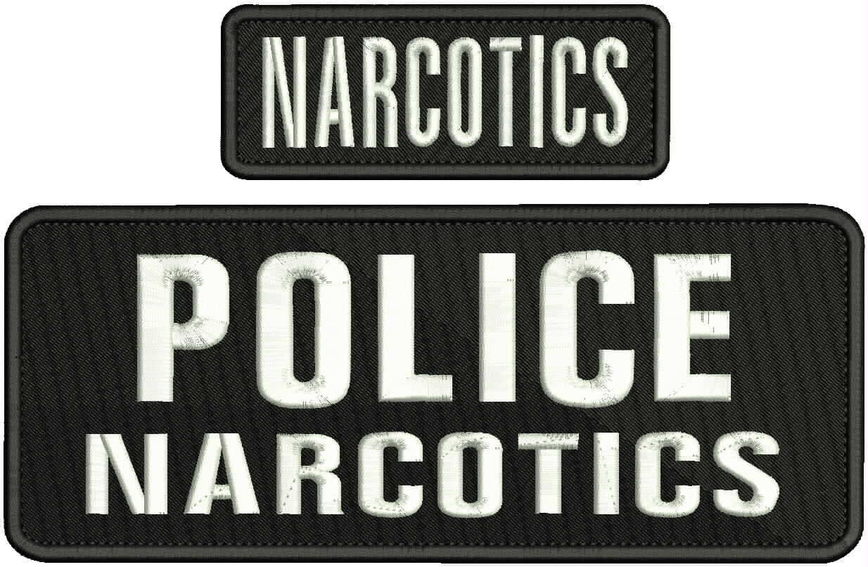 Special Patches Hook On Back Patches for Uniform for Narcotics ...