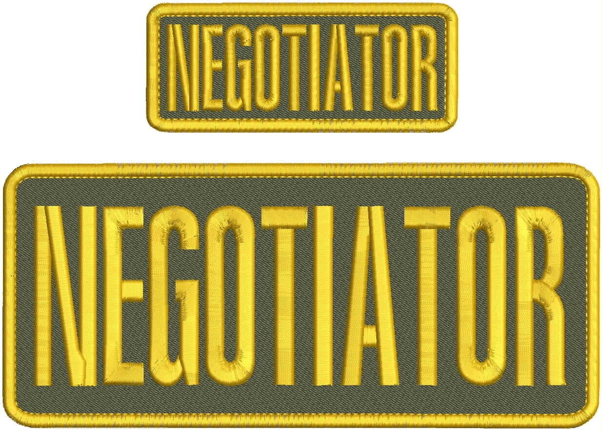 Special Patches Hook On Back Patches for Uniform for Negotiator ...