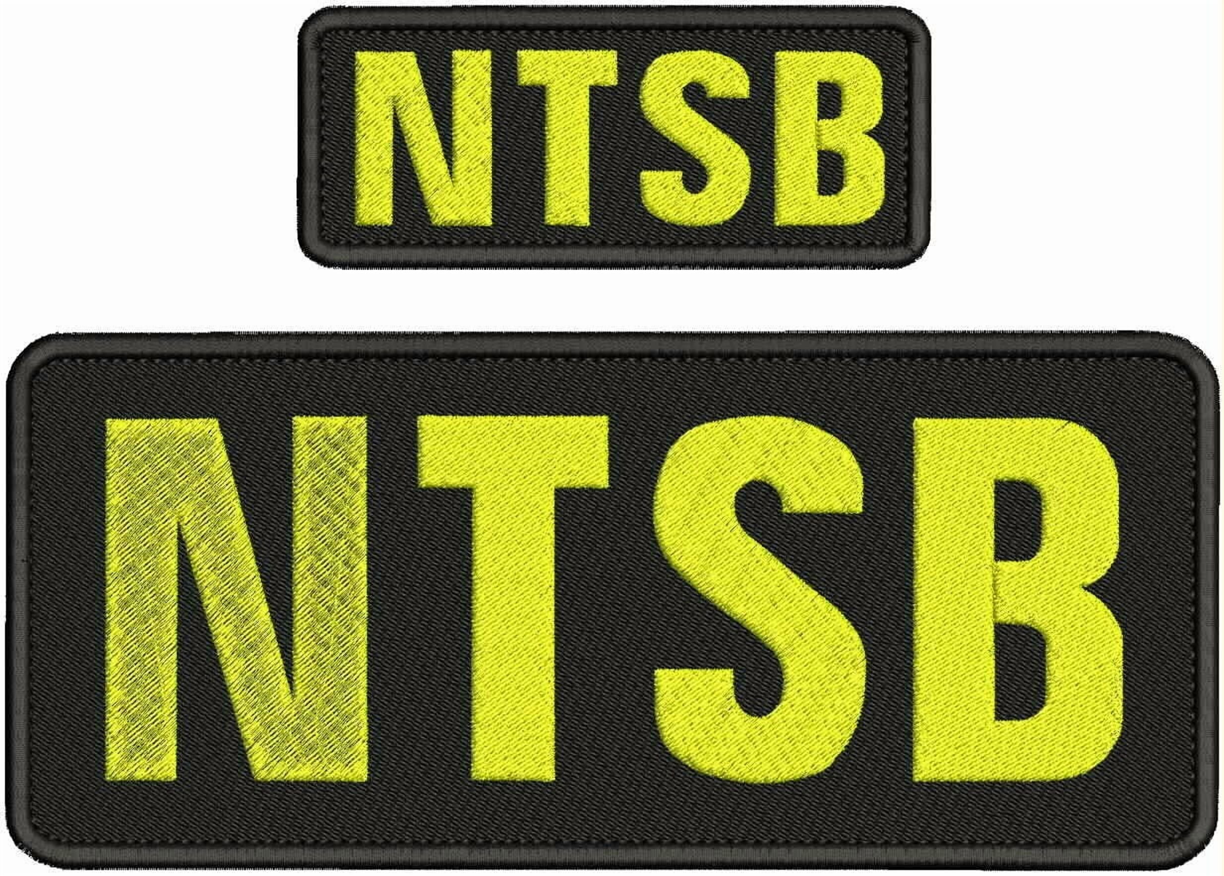 Special Patches Hook On Back Patches for Uniform for Ntsb Embroidery ...