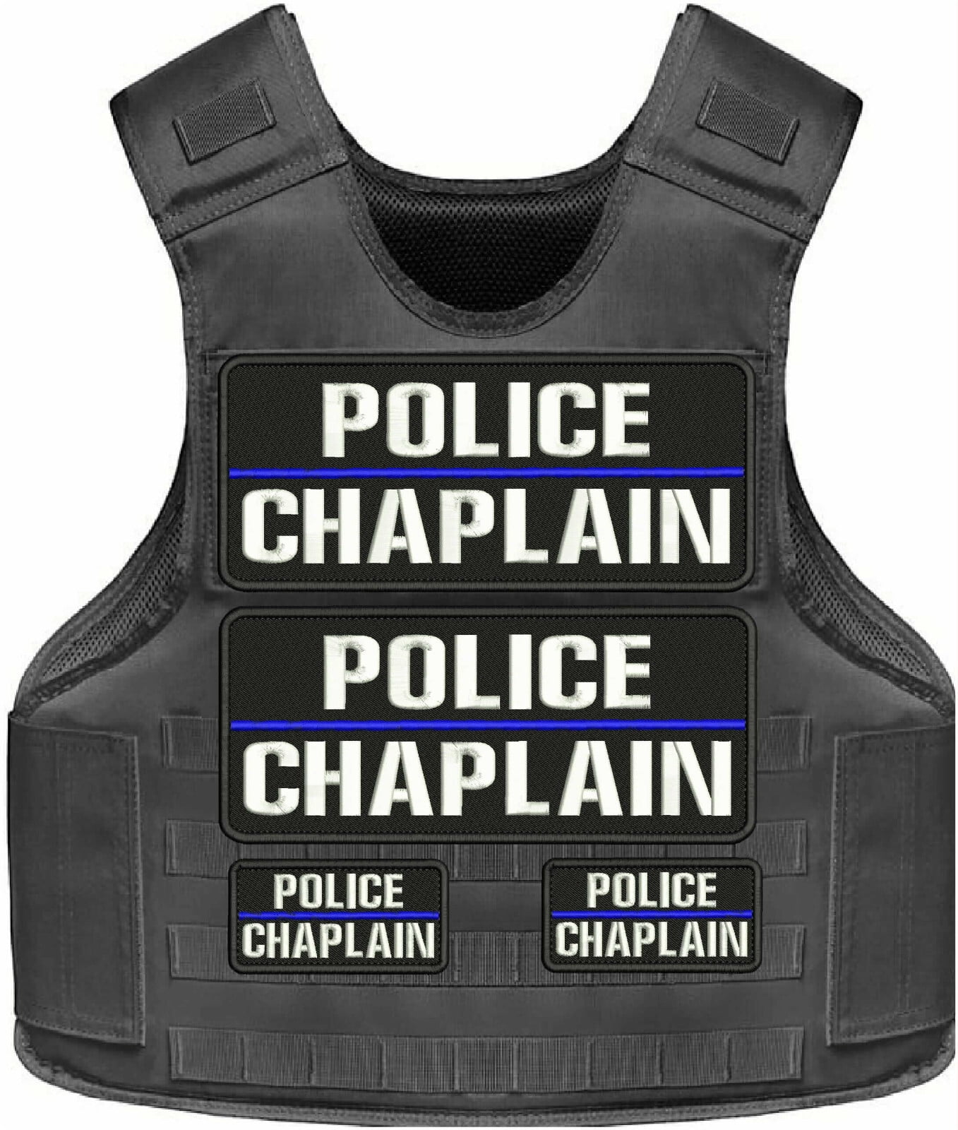 Special Patches Hook On Back Patches for Uniform for "Police" Chaplain ...