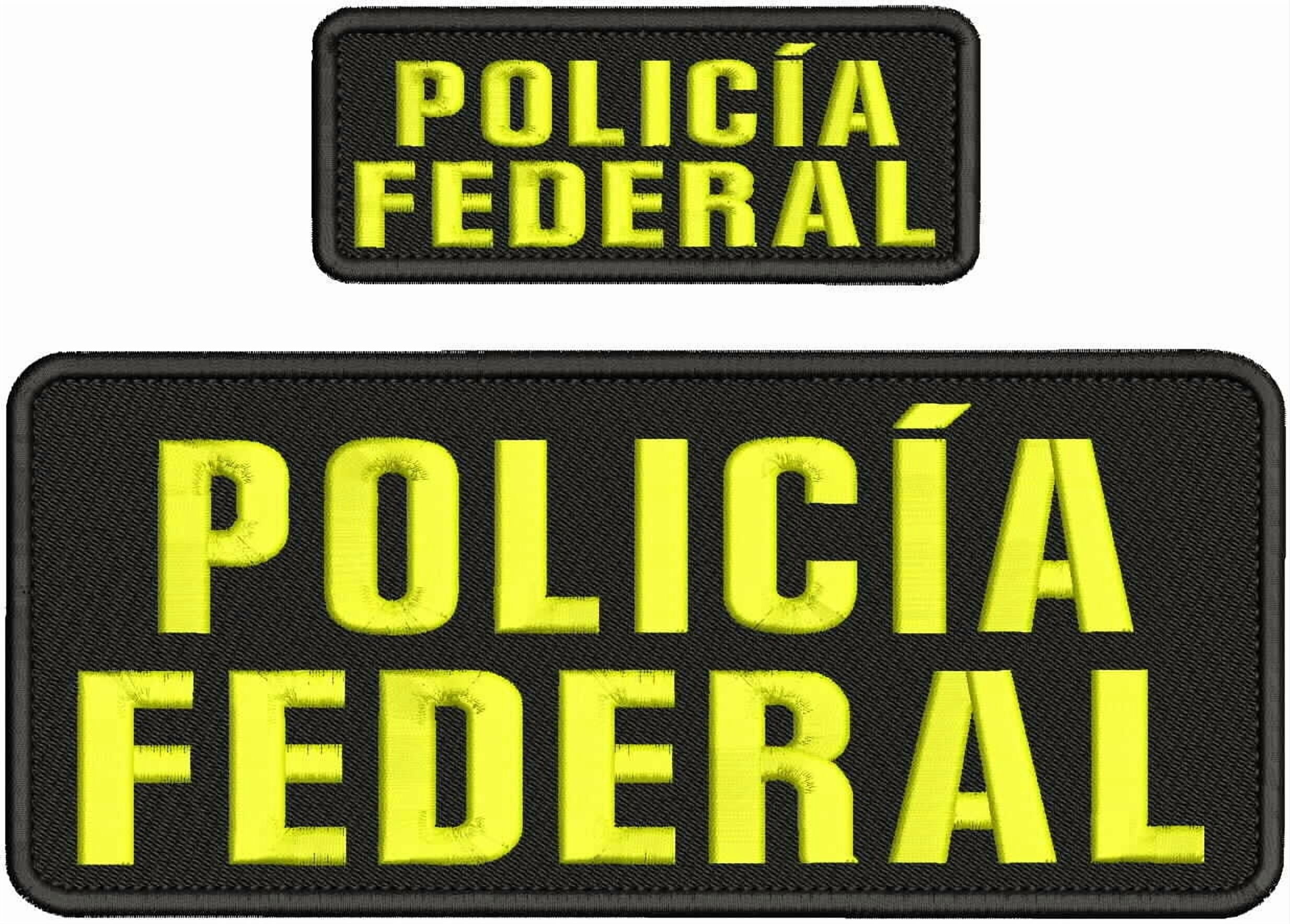 Special Patches Hook On Back Patches for Uniform for "Policia" F ...