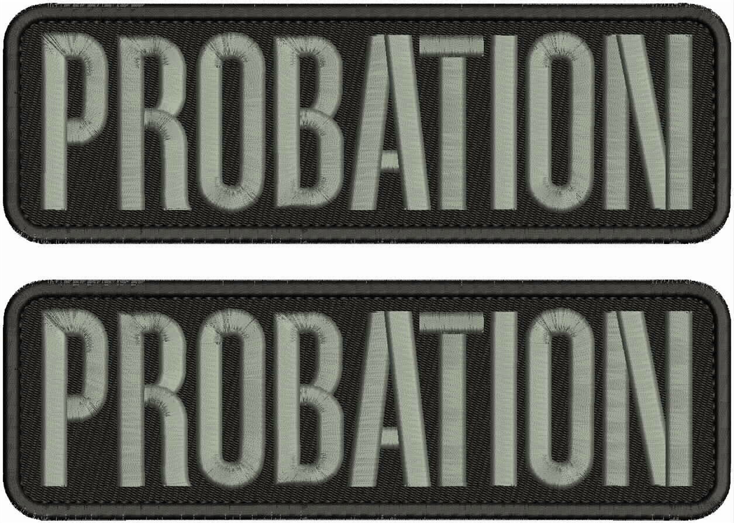 Special Patches Hook On Back Patches for Uniform for Probation 2 ...