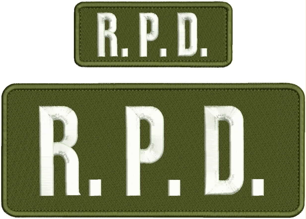 Special Patches Hook On Back Patches for Uniform for R.P.D. Embroidery ...