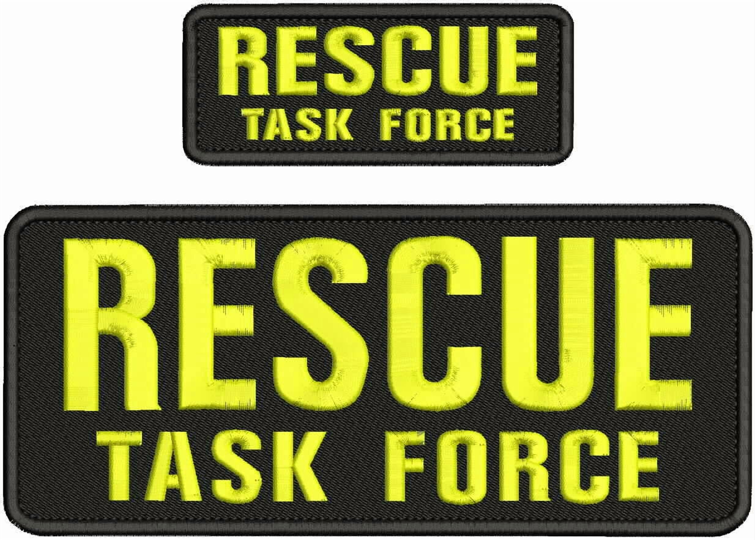 Special Patches Hook On Back Patches for Uniform for Rescue T F ...