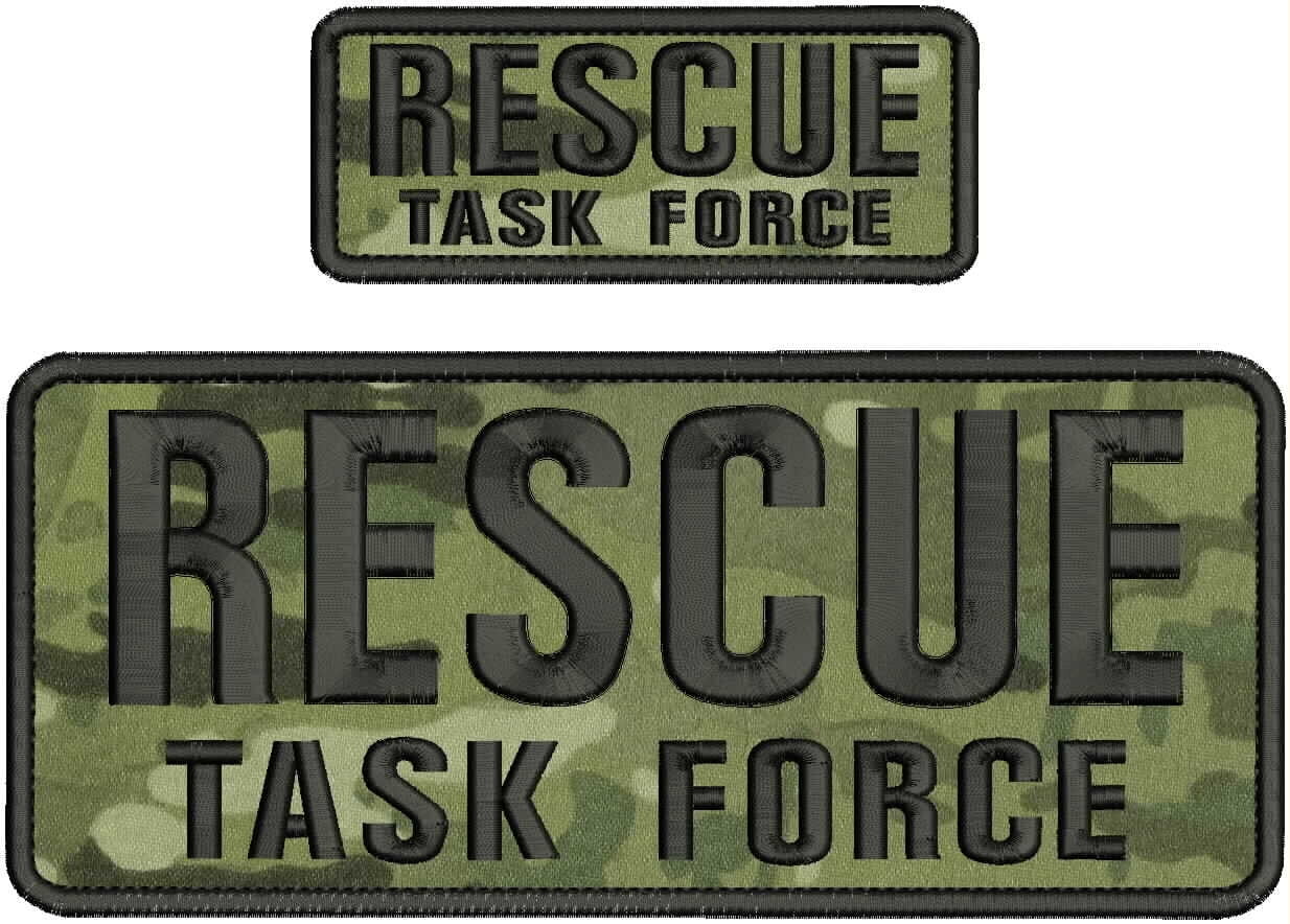 Special Patches Hook On Back Patches for Uniform for Rescue Task Force ...