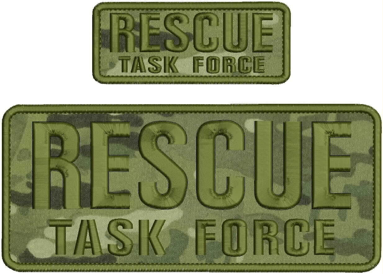 Special Patches Hook On Back Patches for Uniform for Rescue Task Force ...