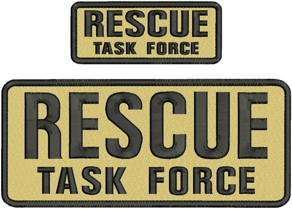 Special Patches Hook On Back Patches for Uniform for Rescue Task Force ...