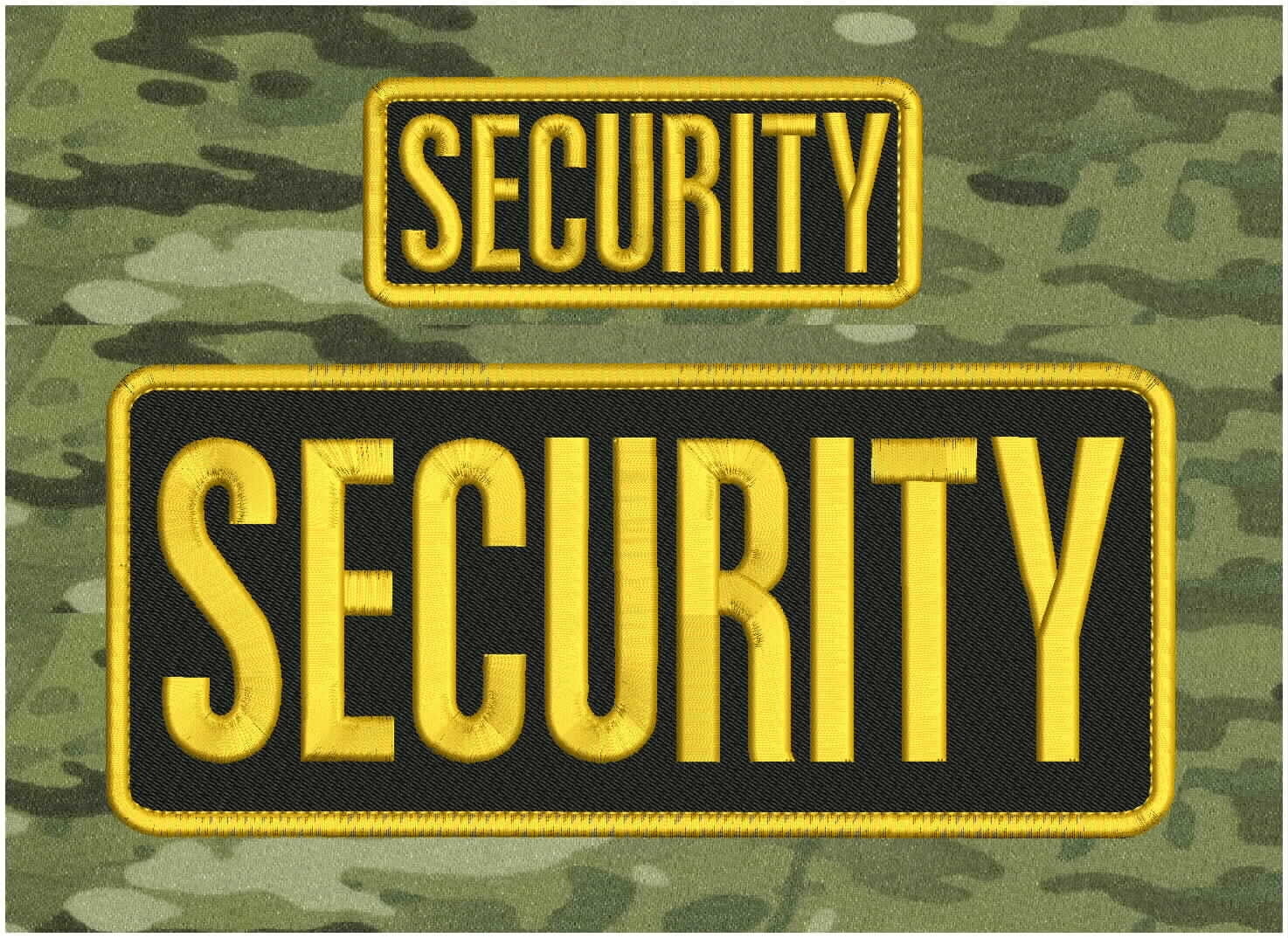 Special Patches Hook On Back Patches for Uniform for S E C U R I T Y ...