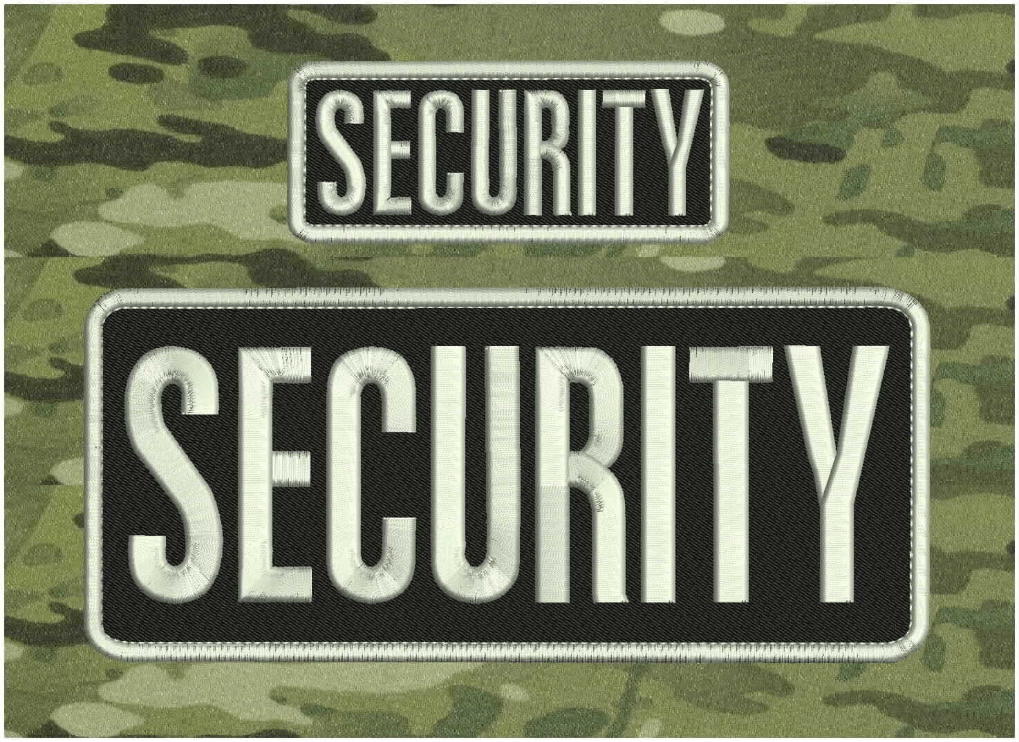 Special Patches Hook On Back Patches for Uniform for S E C U R I T Y ...