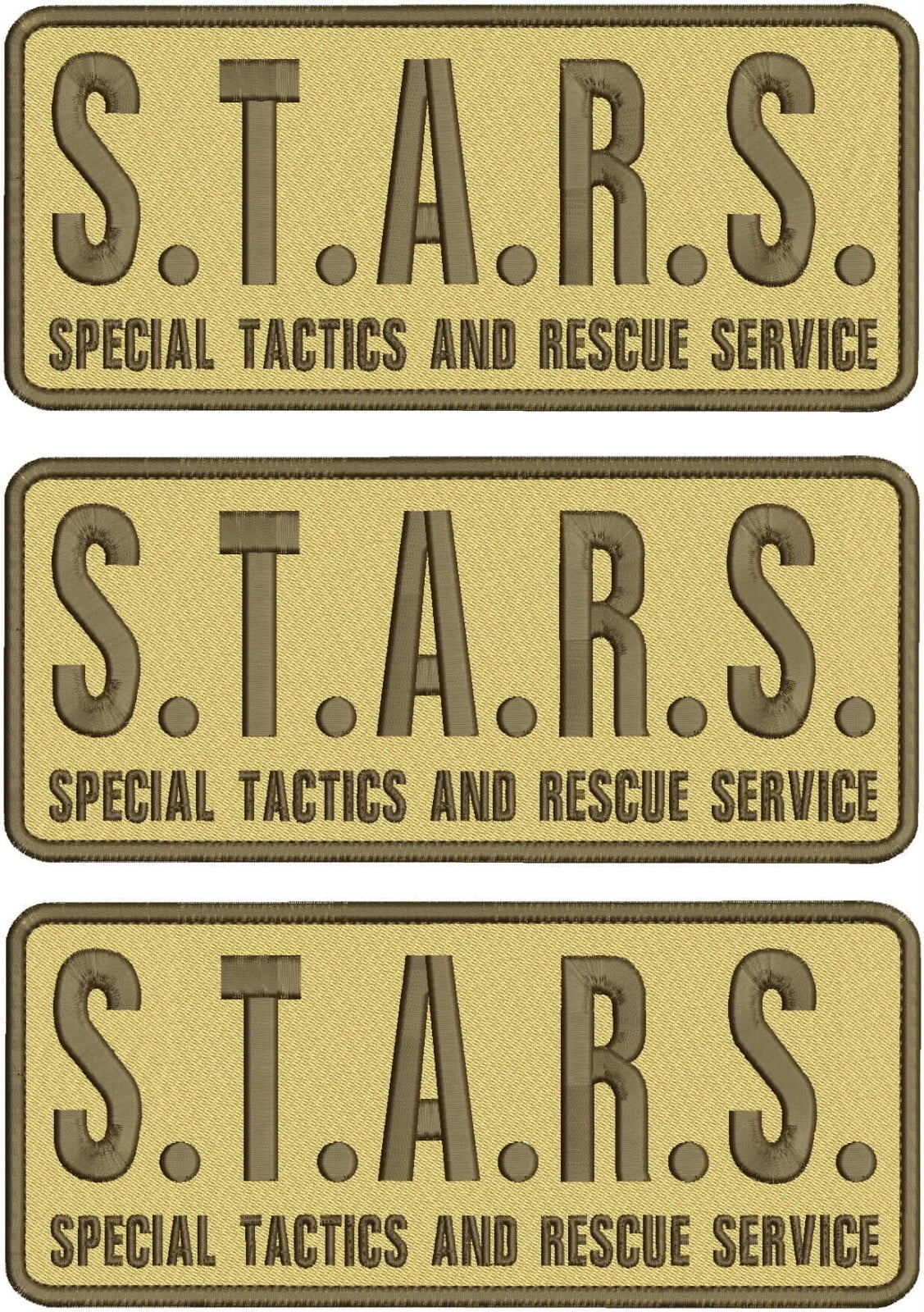 Special Patches Hook On Back Patches for Uniform for S T A R S ...