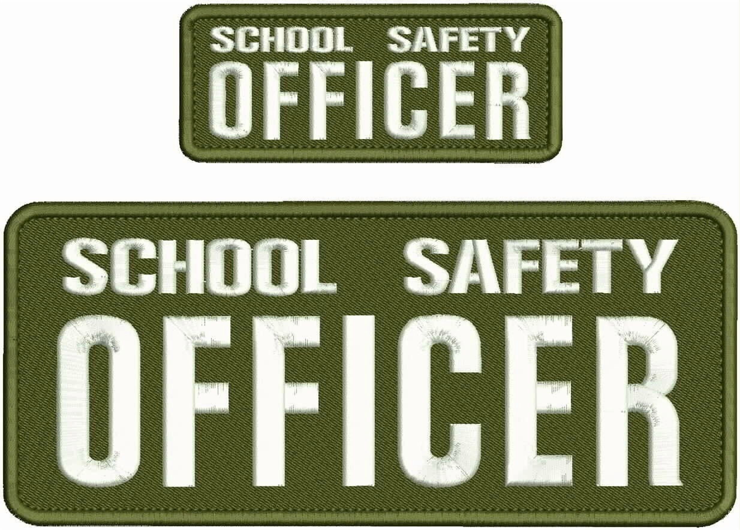 Special Patches Hook On Back Patches for Uniform for School Safety ...