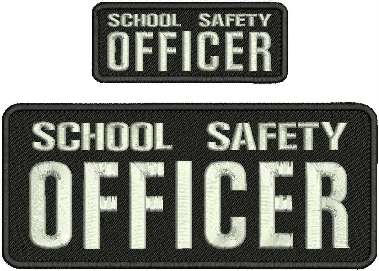 Special Patches Hook On Back Patches for Uniform for School Safety ...