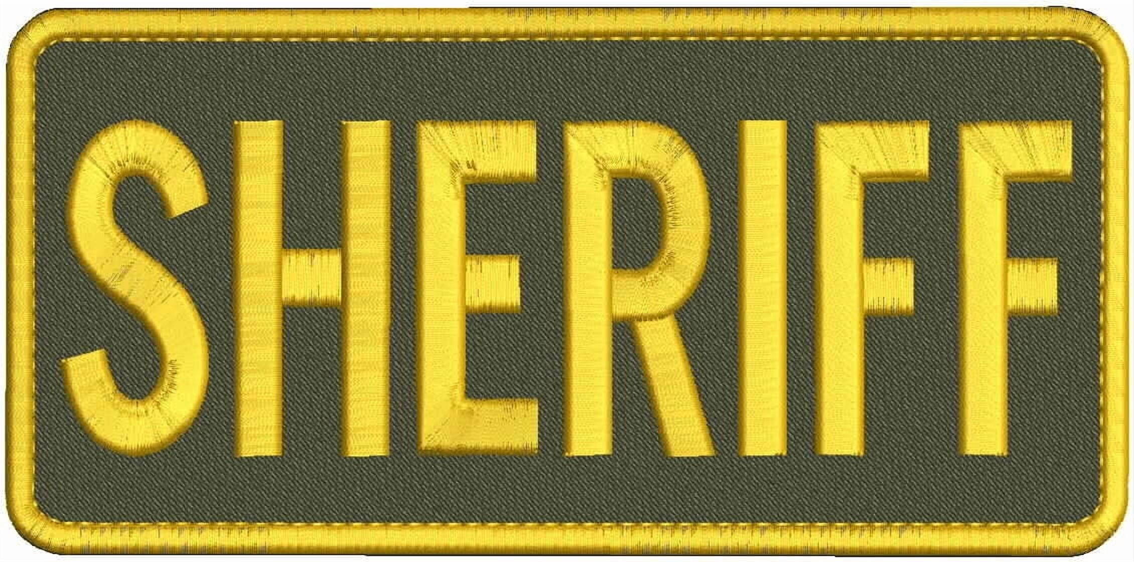 Special Patches Hook On Back Patches for Uniform for "Sheriff ...