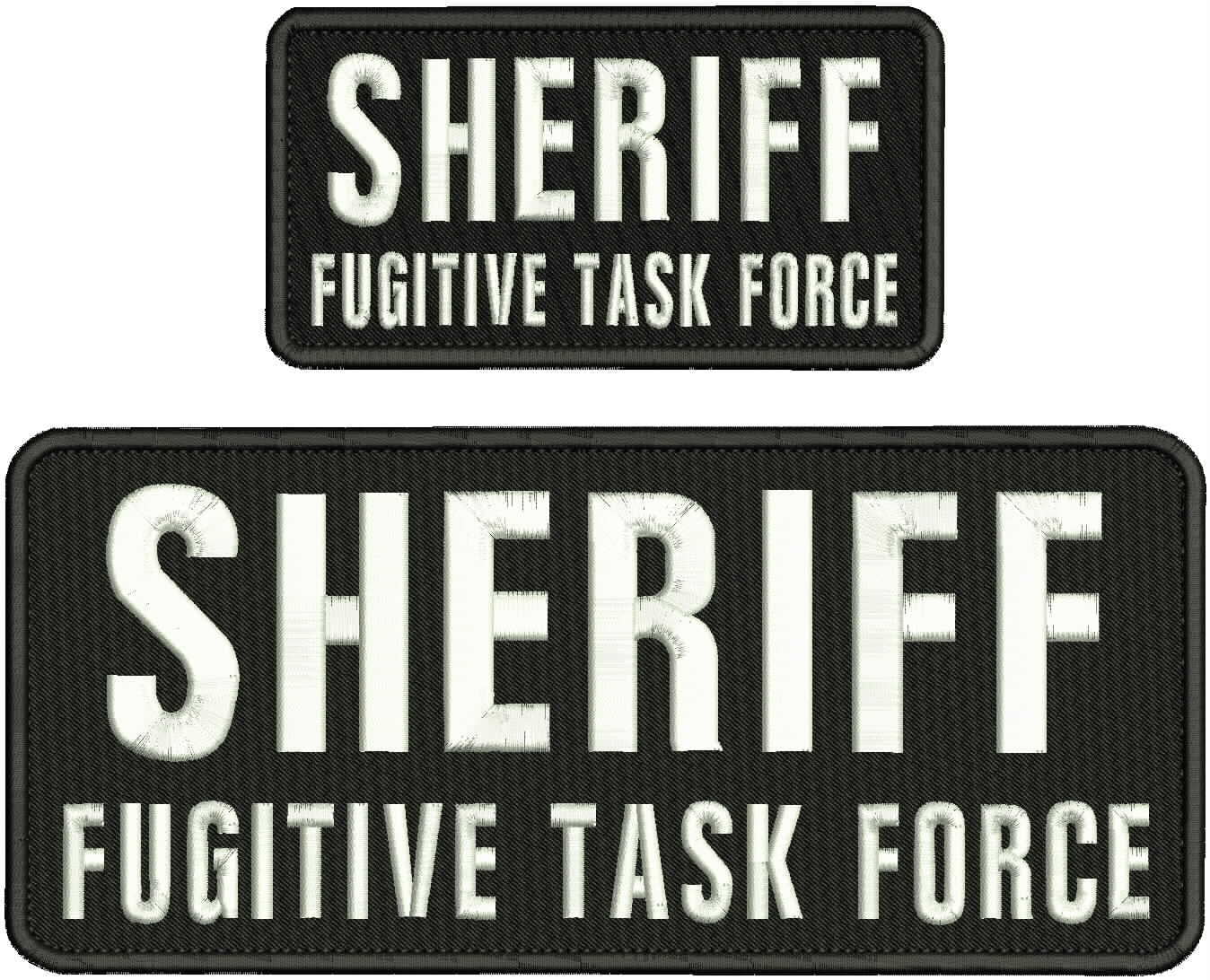 Special Patches Hook On Back Patches for Uniform for "Sheriff" Fugitive Task Force Emb Patch 4 ...