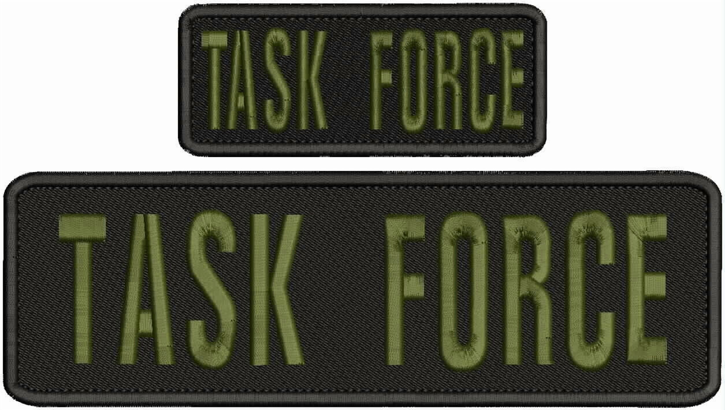 Special Patches Hook On Back Patches for Uniform for Task Force ...