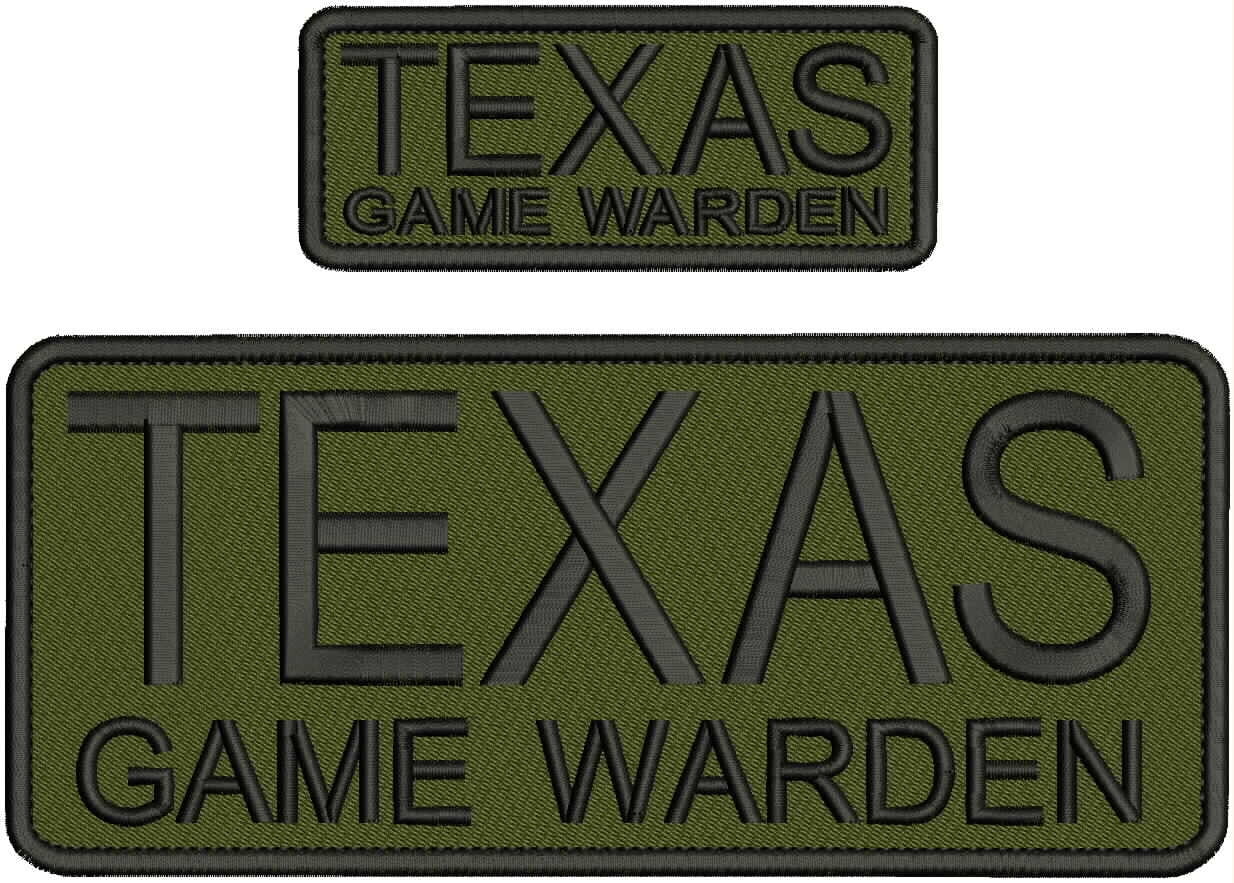 Special Patches Hook On Back Patches for Uniform for "Texas Game Warden ...