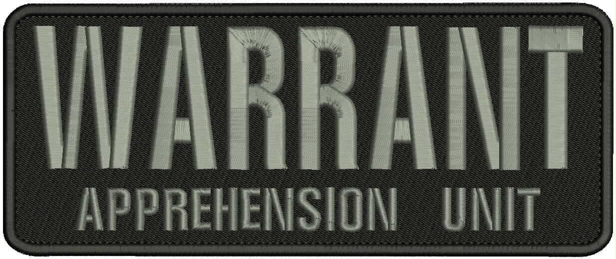 Special Patches Hook On Back Patches for Uniform for Warrant ...