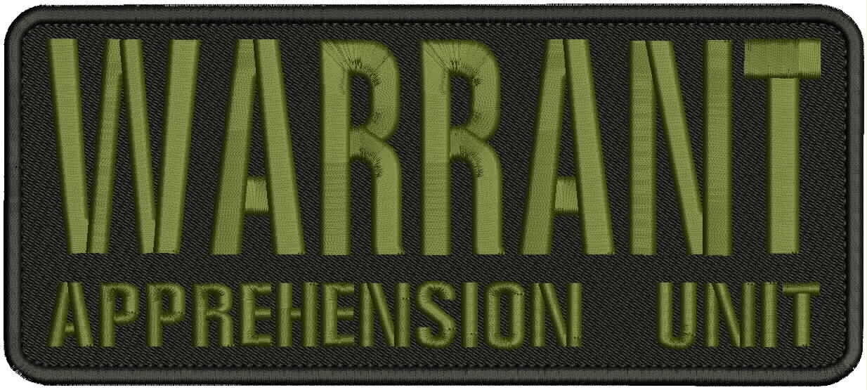 Special Patches Hook On Back Patches for Uniform for Warrant ...