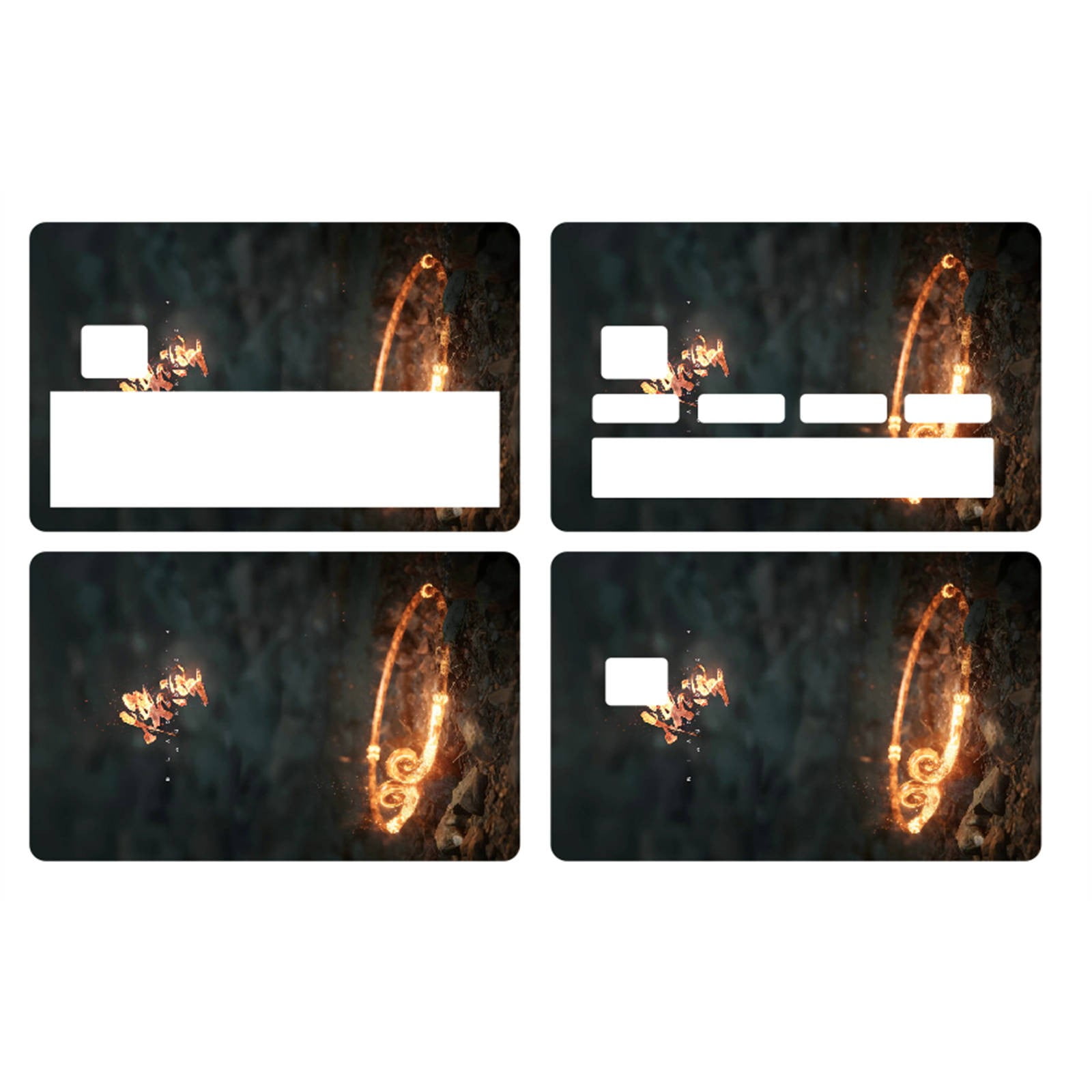 Special Savings! Card Stickers Anime For Credit Debit Key Card 4 PSC ...