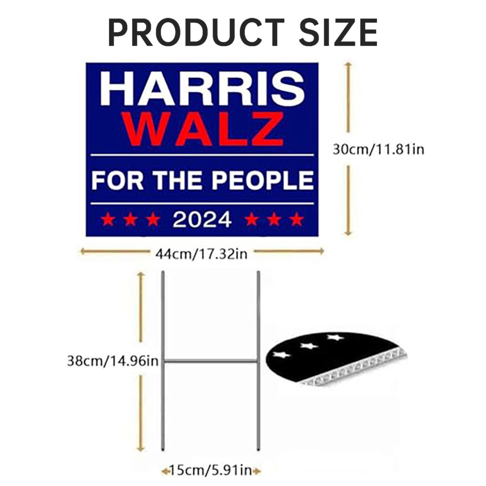 Hot sales! Walz 2024 Yard Sign Walz For The People Election Garden Sign ...