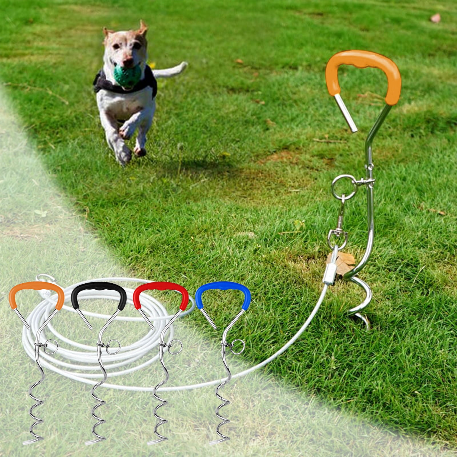 Special Savings, Dog Tie Out Stake, Heavy Duty Stainless Steel, Outdoor ...