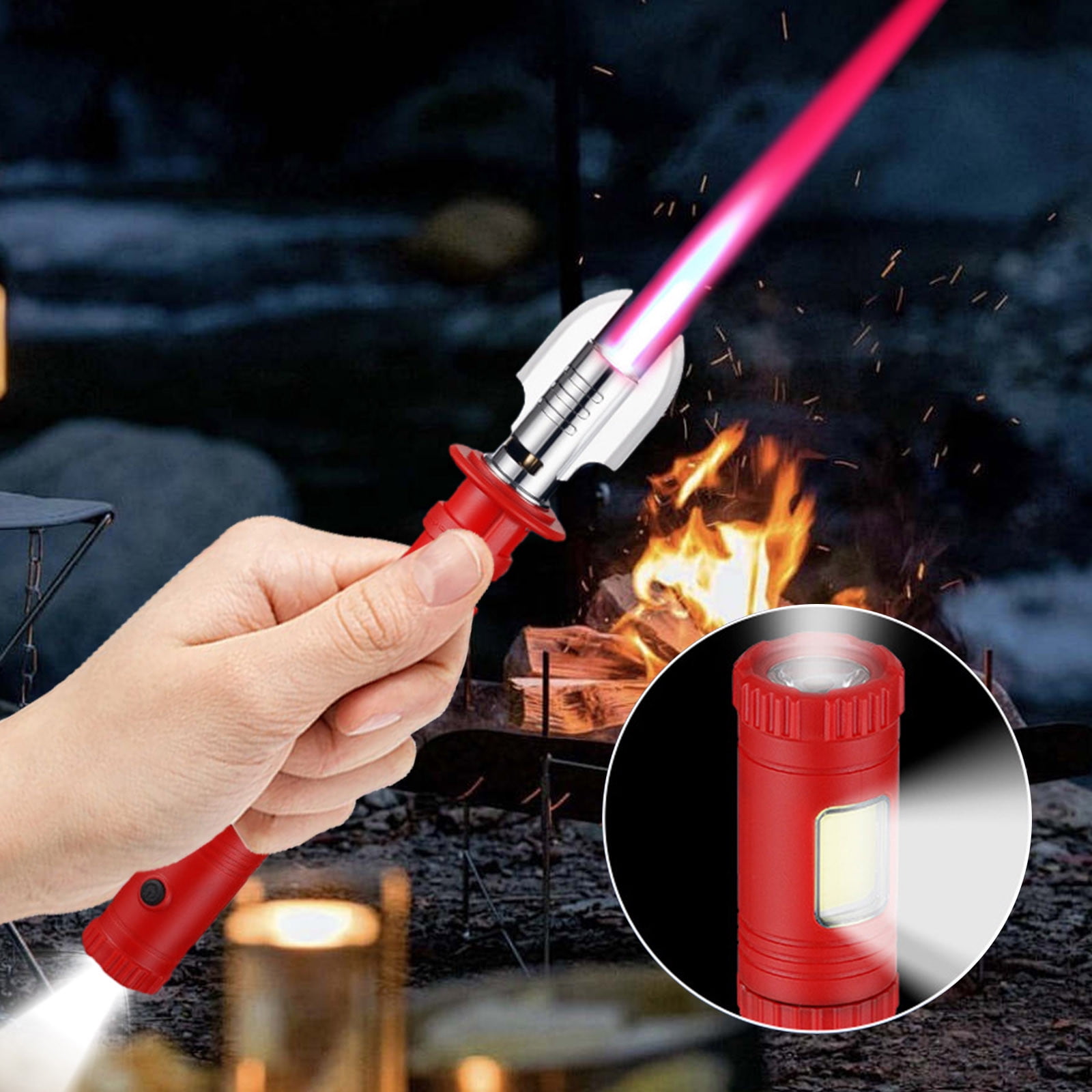 Special Savings, Flame-Thrower Lighter, COB Igniter, High-Temp Red ...