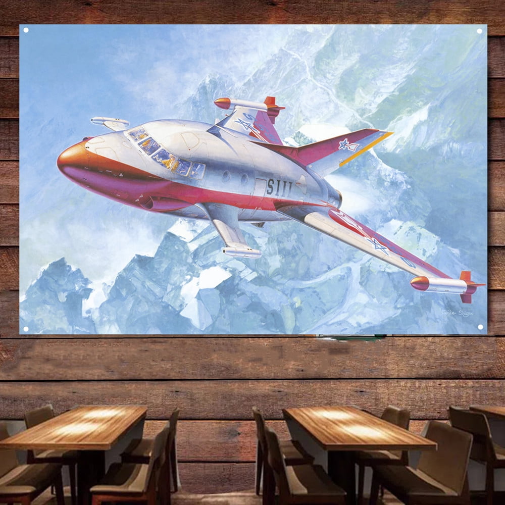 Special Search Party Jet VTOL Fighter Banner Wall Hanging Flag - Air ...