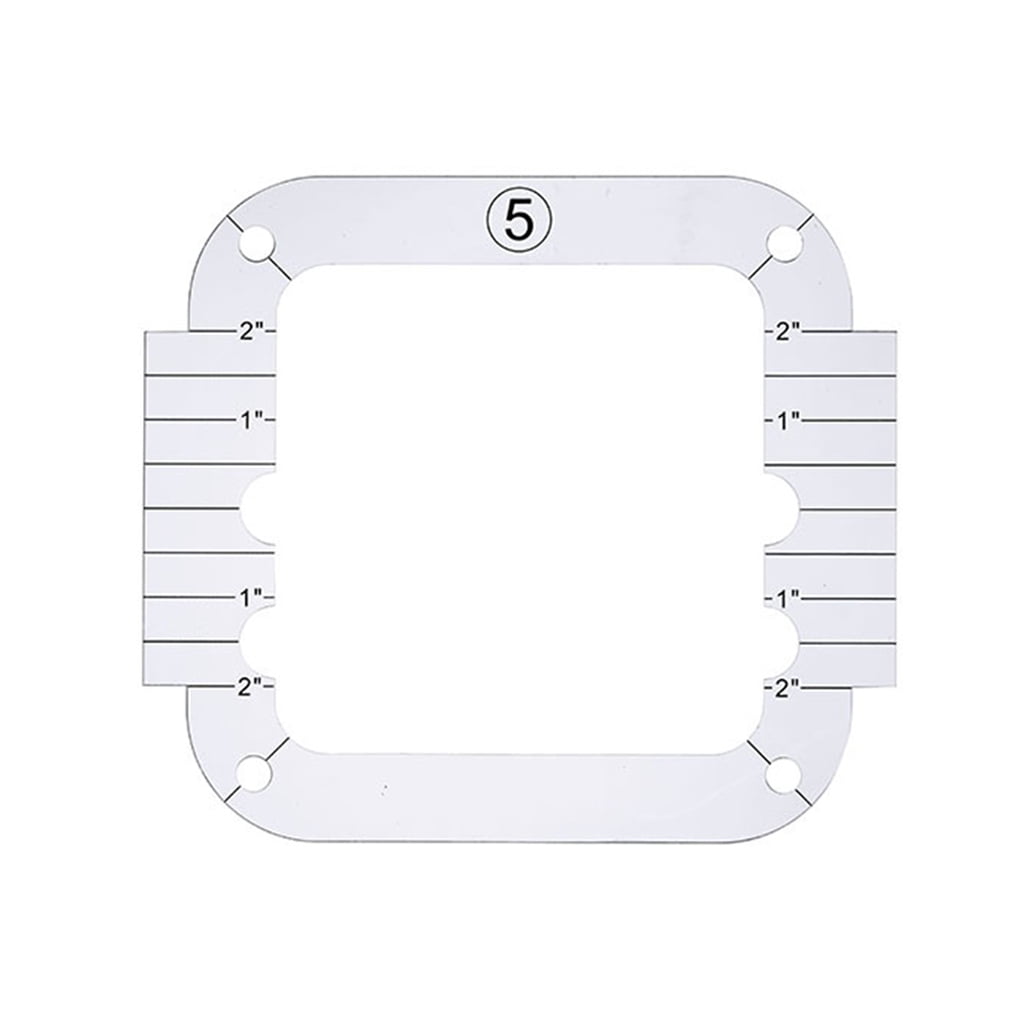 Special Shaped Acrylic Sewing Ruler Sample for DIY Sewing Patchwork ...