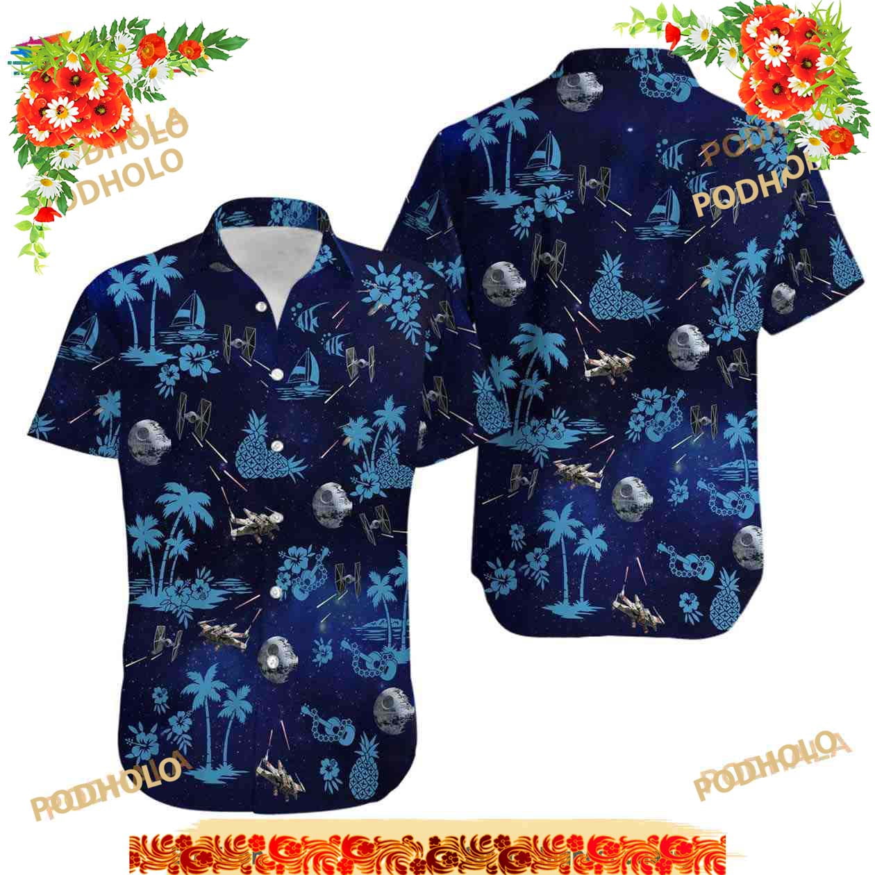 Special Star Wars Synthwave Tropcical Hawaiian Shirt For Men Women Fans ...