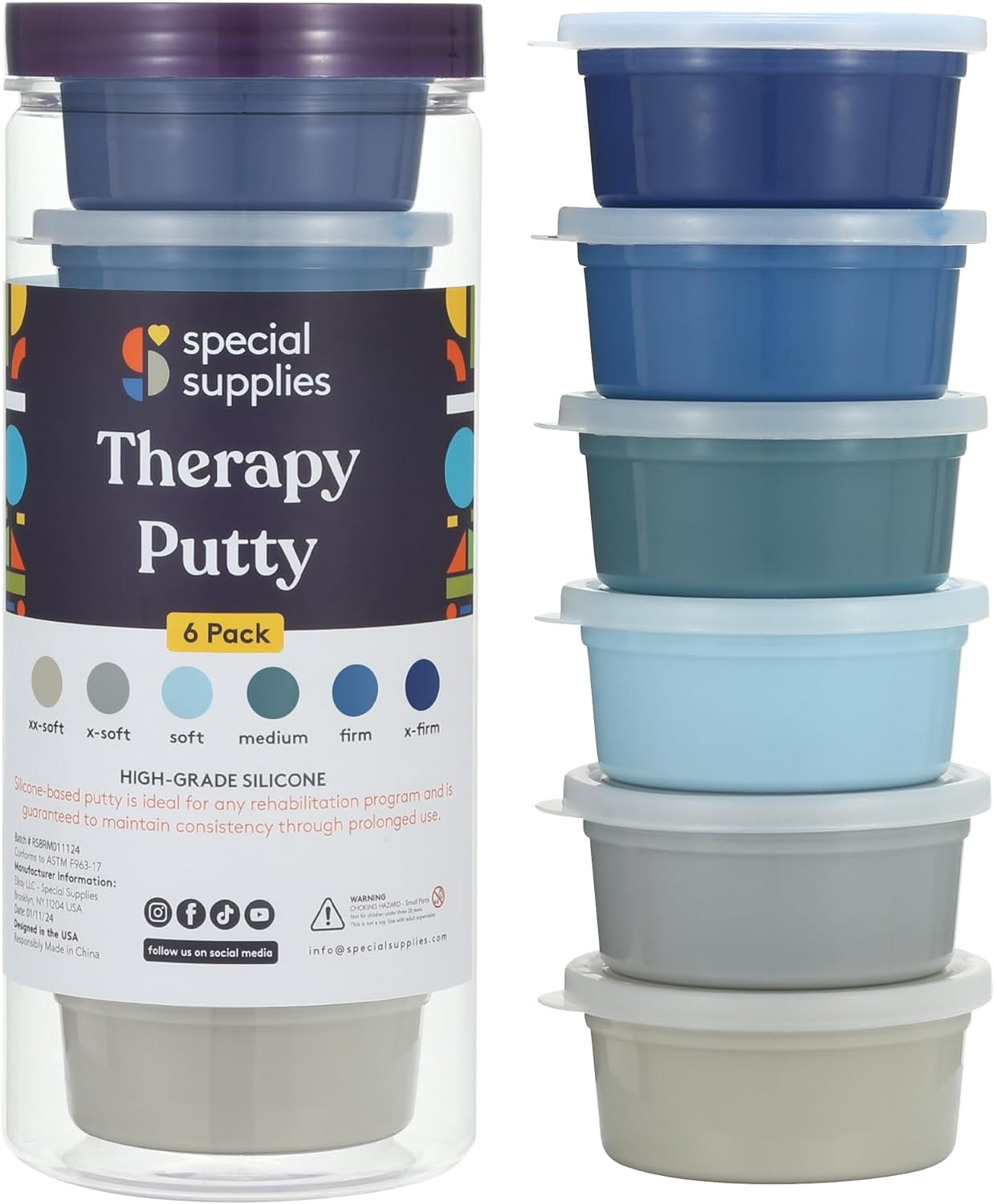 Special Supplies Therapy Putty for Kids and Adults - Resistive Hand ...