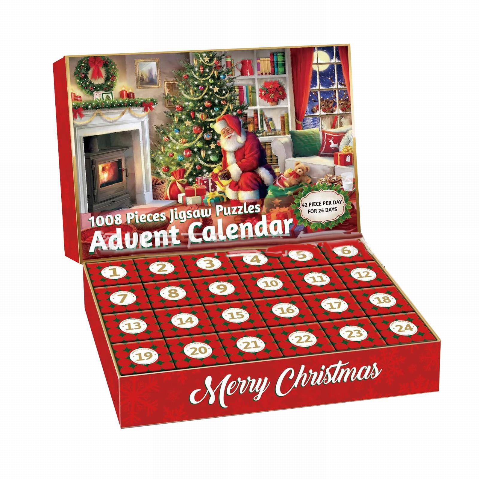 Special Supply! Christmas Advent Calendar Puzzle 1000 Pieces Puzzle Toy ...