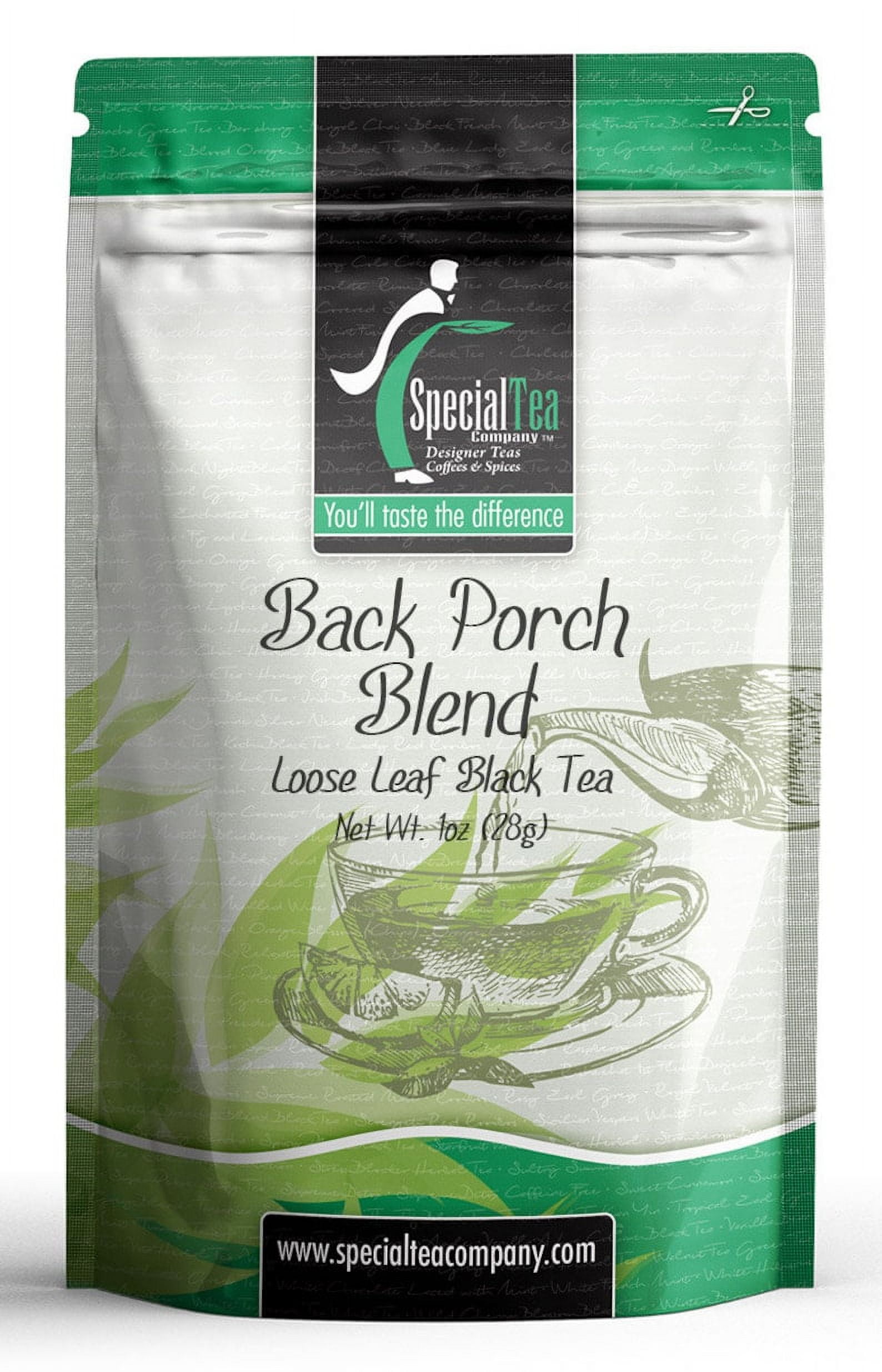 Special Tea Back Porch Blend, Loose Leaf 1 oz. Sampler Black Tea ...