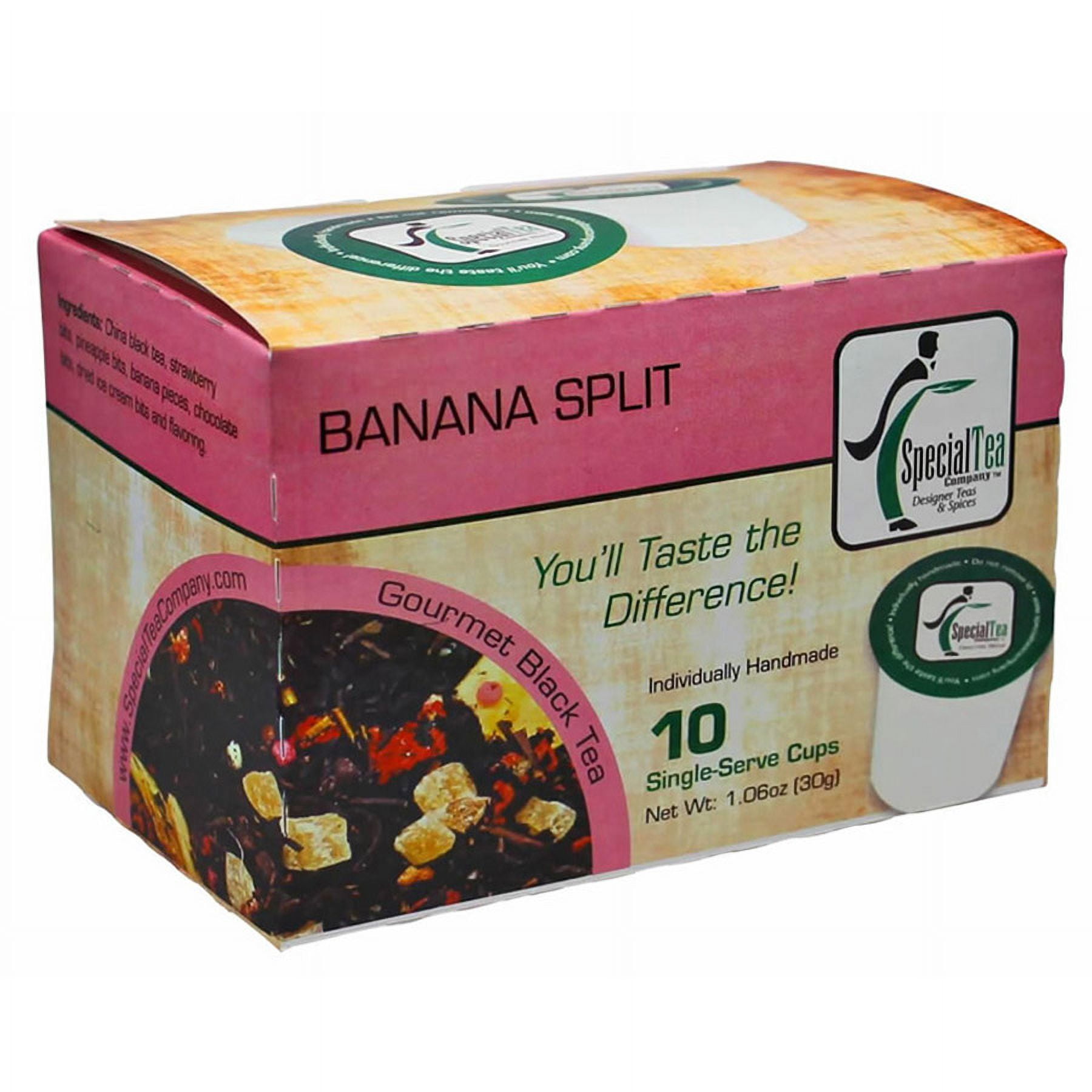 Special Tea Banana Split Black Tea Single Serve Cups - Walmart.com