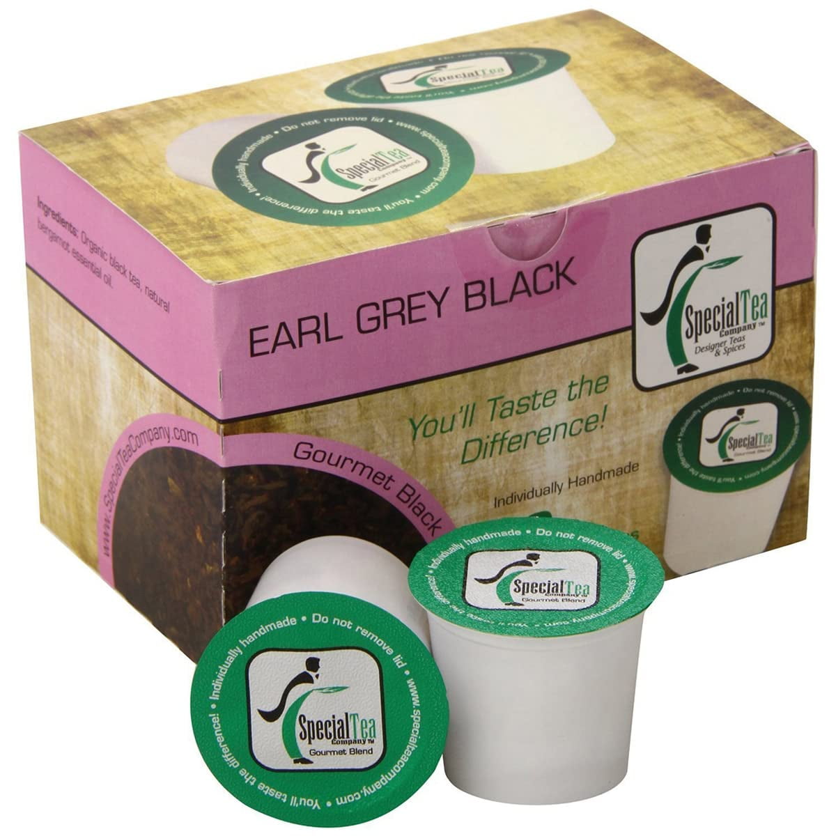 Special Tea Company Earl Grey, Single Serve Black Tea Pod (Pack of 10 ...