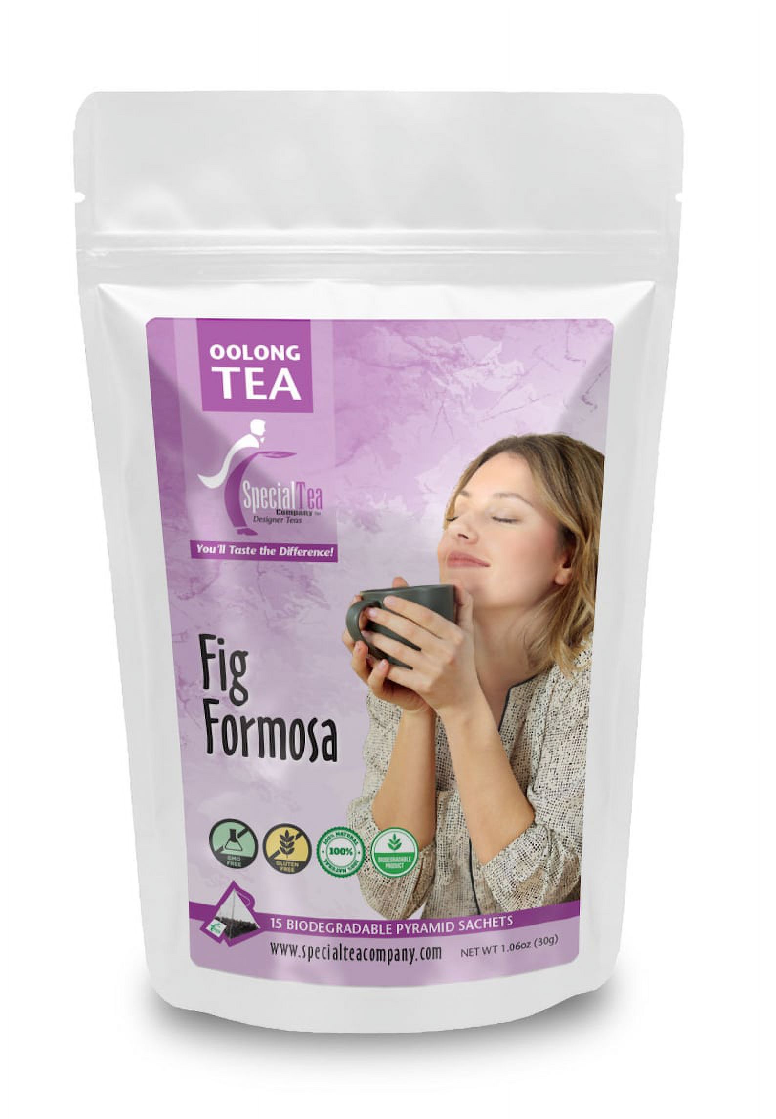Special Tea Fig Formosa Oolong Tea Pyramid 15 Sachets - Walmart.com