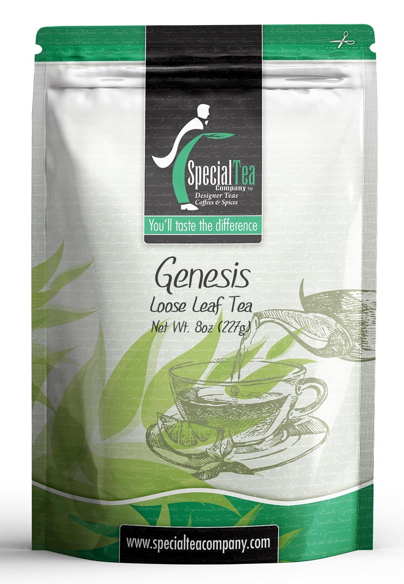 Special Tea Genesis Green Tea, Apples & Mango, Loose Leaf 8 oz ...