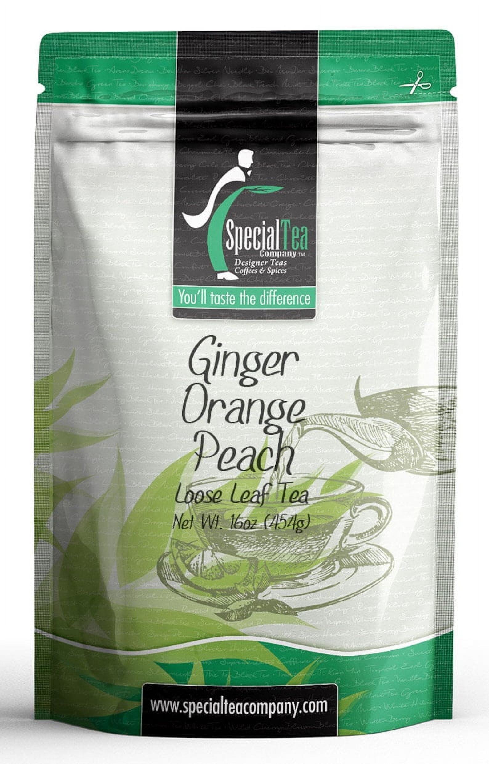 Special Tea Organic Ginger White Tea with Apple, Orange, Apricot Flavor ...