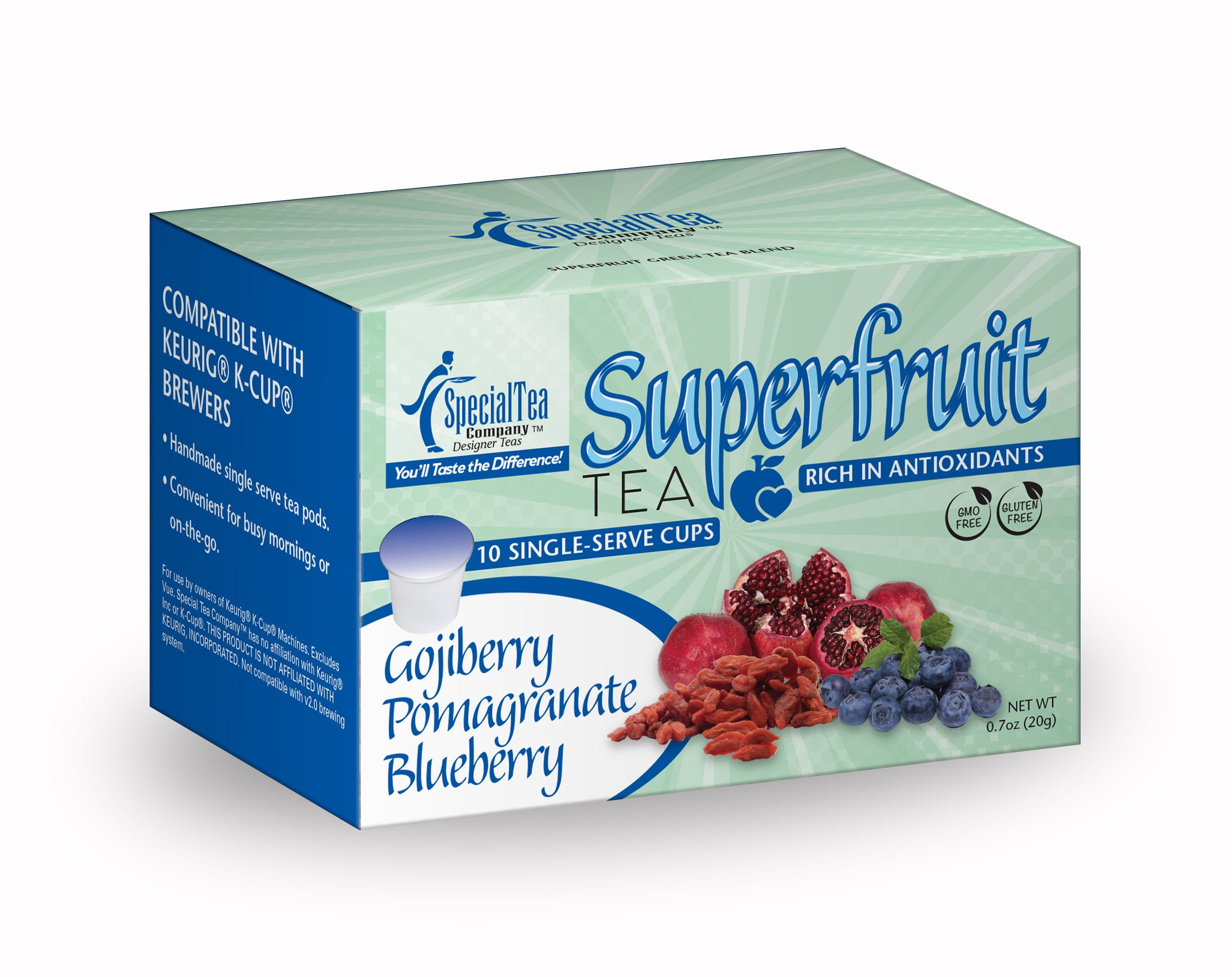 Special Tea Gojiberry Green Tea Blend Single Serve Cups - Walmart.com