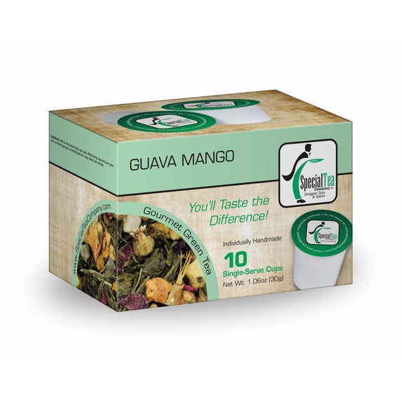 Special Tea Guava Mango Green Tea Single Serve Cups - Walmart.com