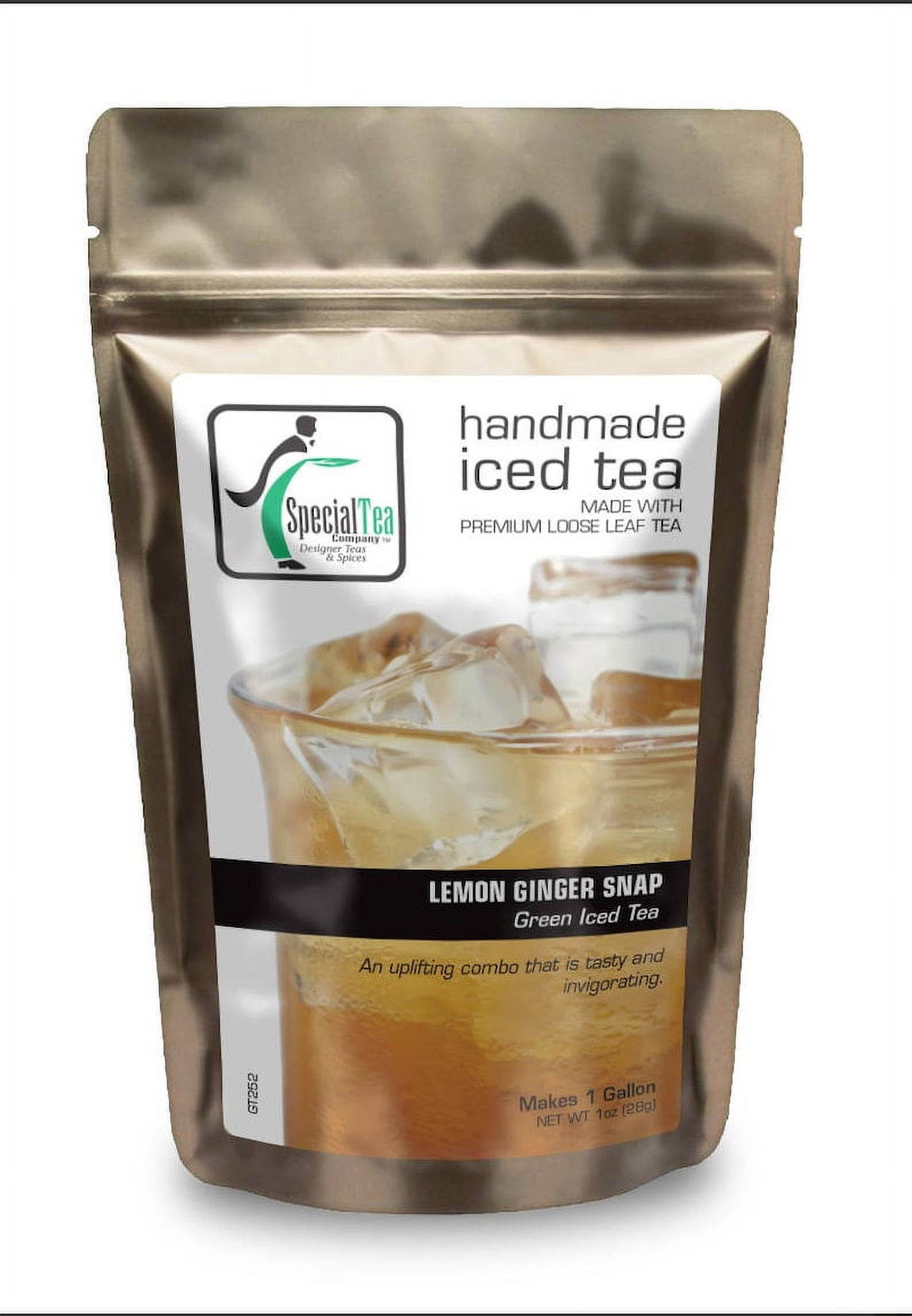 Special Tea Lemon Ginger Snap Organic Green Tea Makes 1 Gallon ...