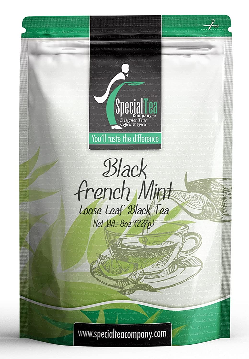 Special Tea Loose Leaf Black Tea, French Mint, 8 Ounce - Walmart.com