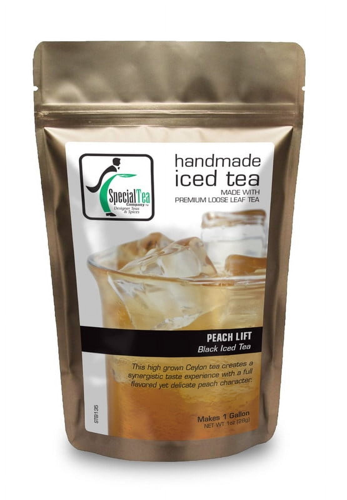 Special Tea Peach Lift Loose Leaf Black Tea, Iced Tea Makes One Gallon ...