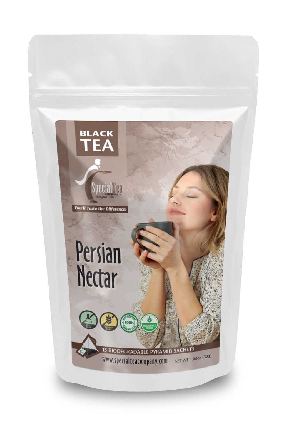 Special Tea Persian Nectar Organic S. Indian Black Tea & Peach, 15 ...
