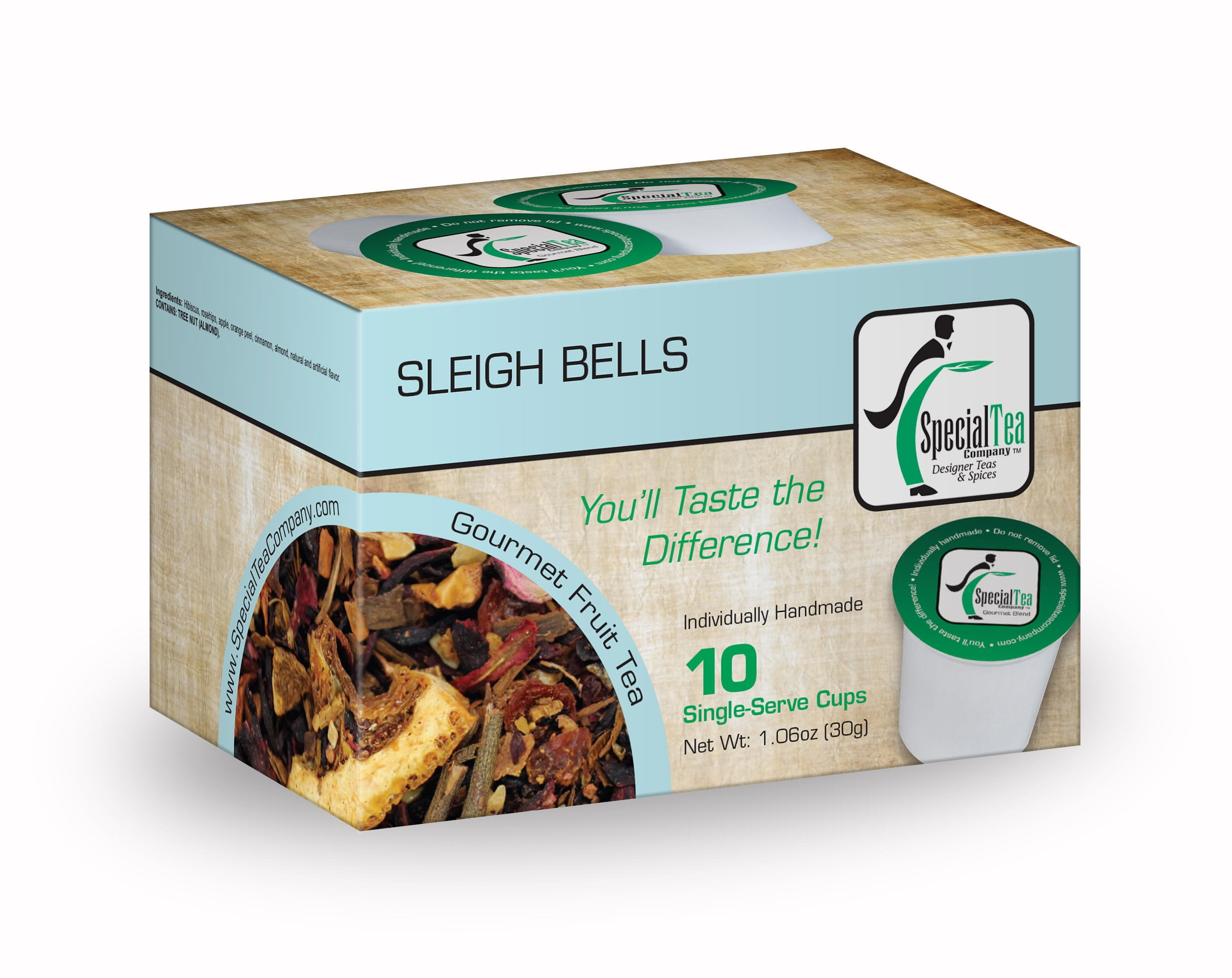 Special Tea Sleigh Bells Fruit Tea Single Serve Cups - Walmart.com