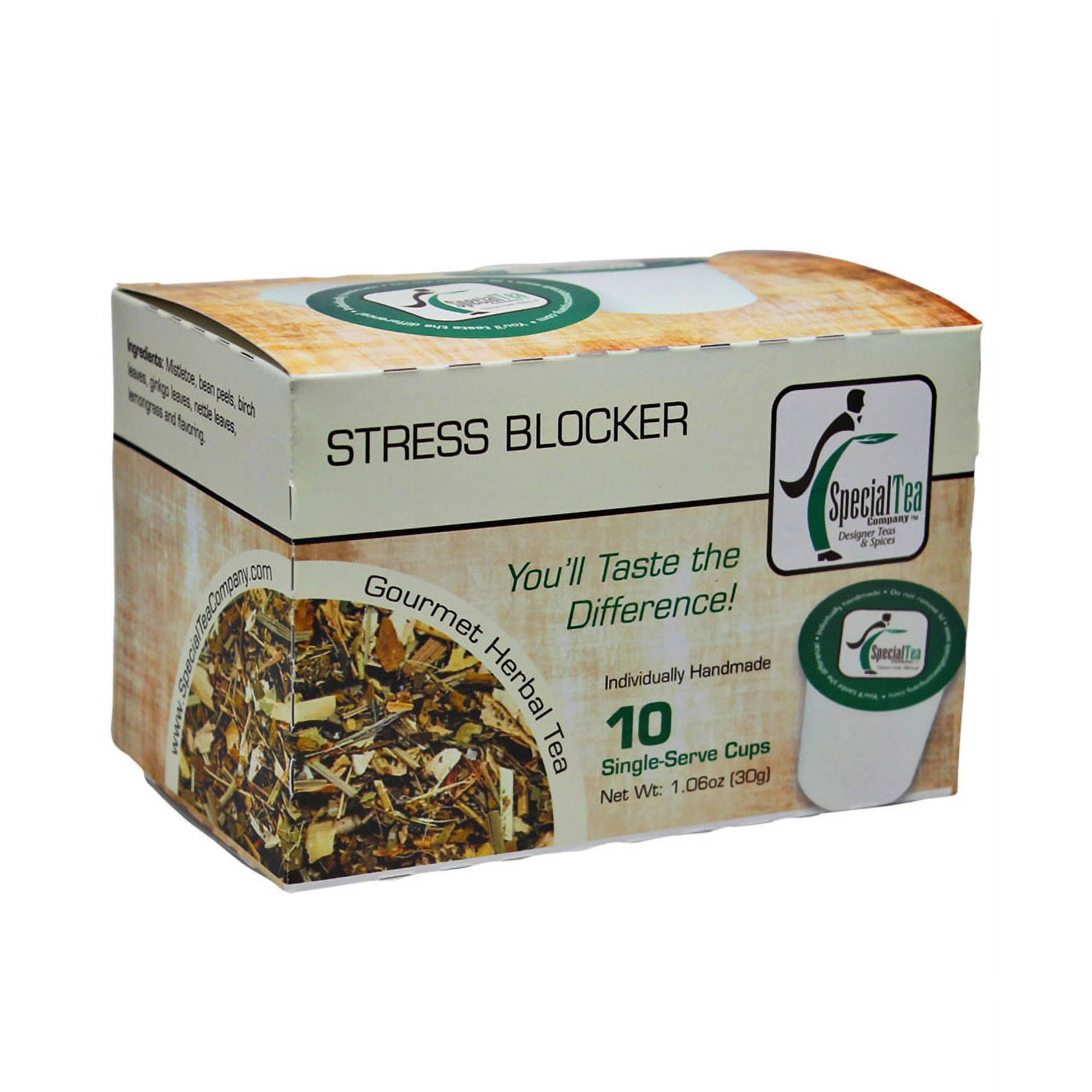 Special Tea Stress Blocker Herbal Tea Single Serve Cups - Walmart.com