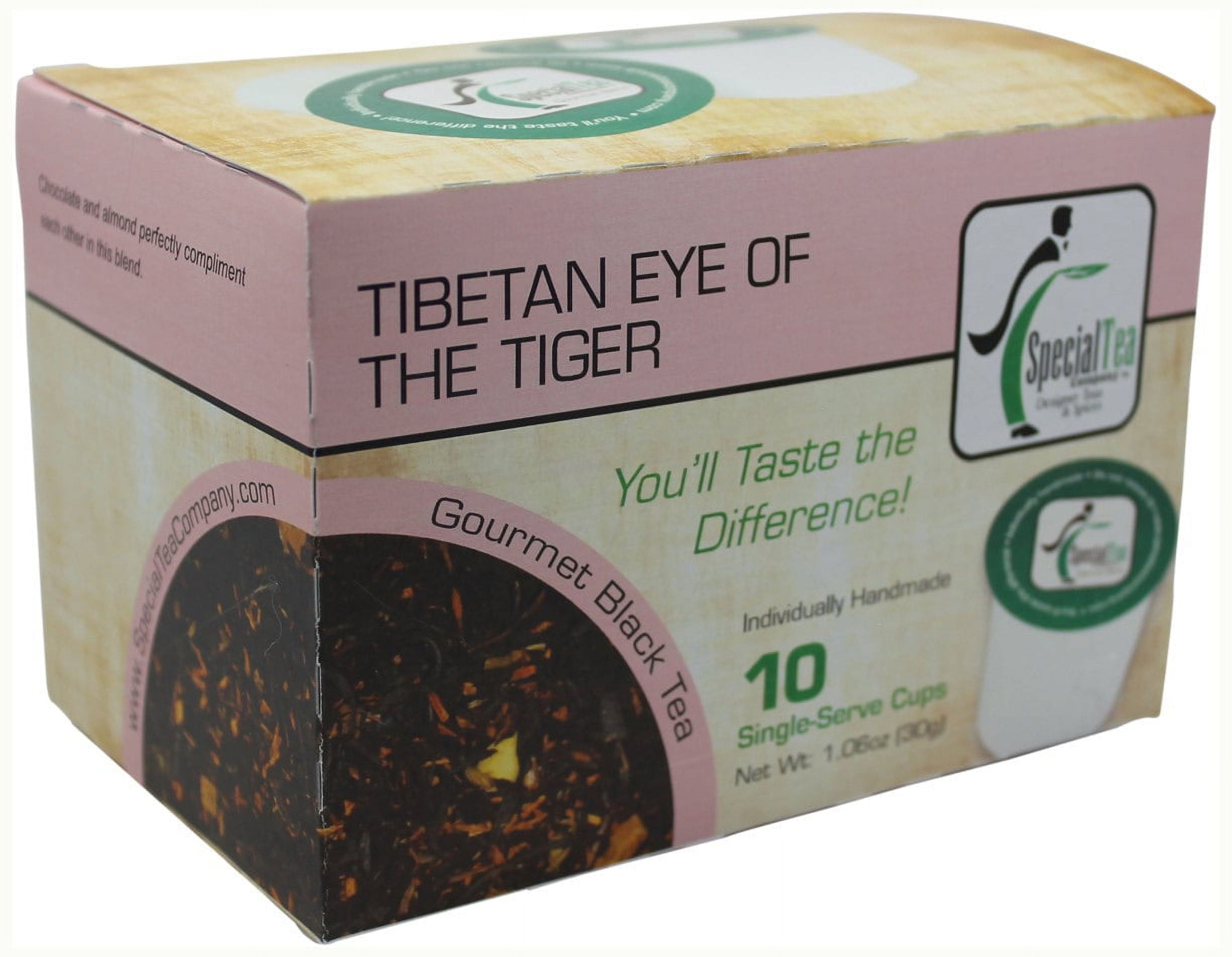 Special Tea Tibetan Eye of the Tiger Black Tea Single Serve Cups ...