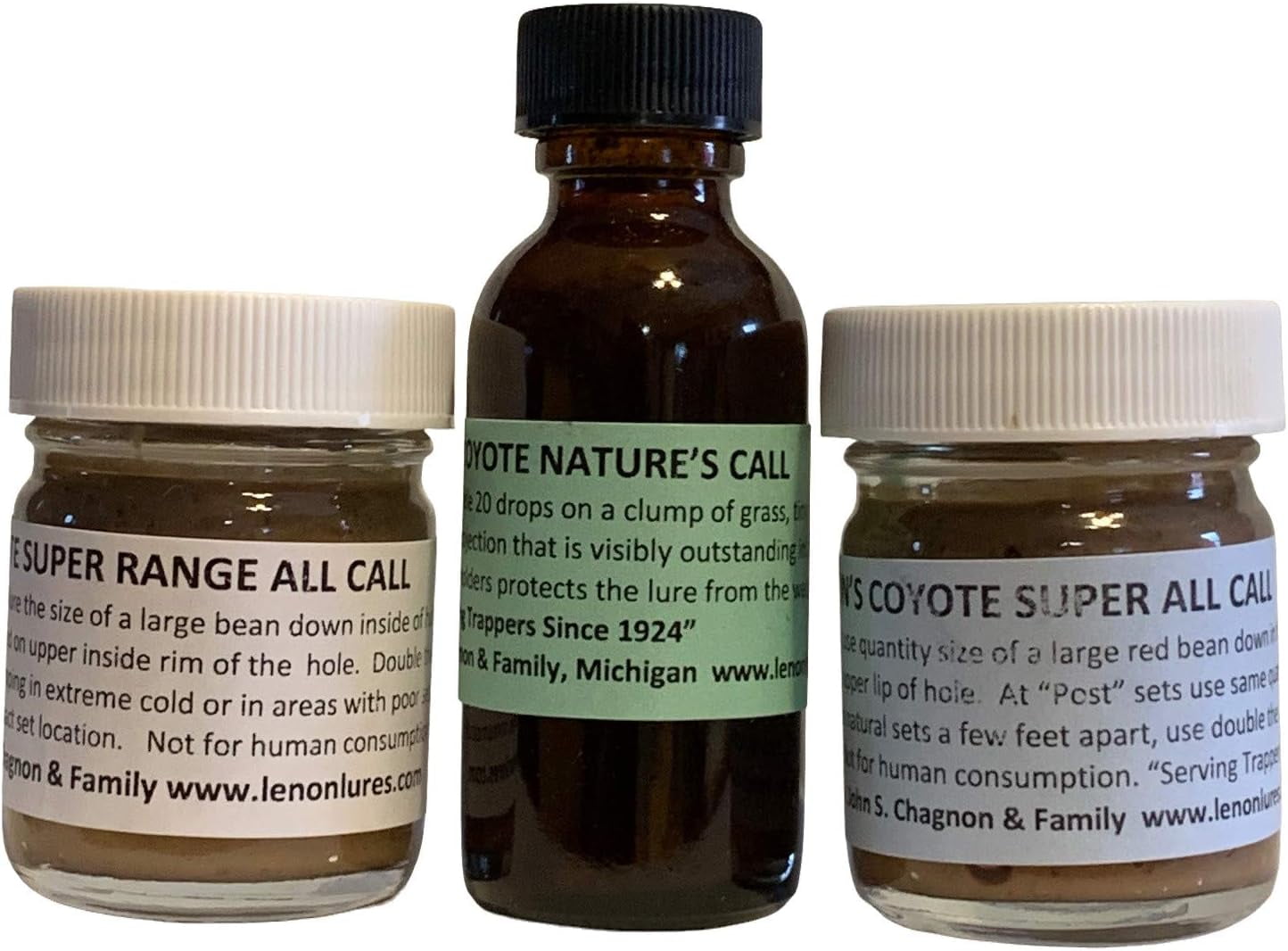 Special Three 1 oz Lenon Coyote Trapping Lures - Proven Results Since ...